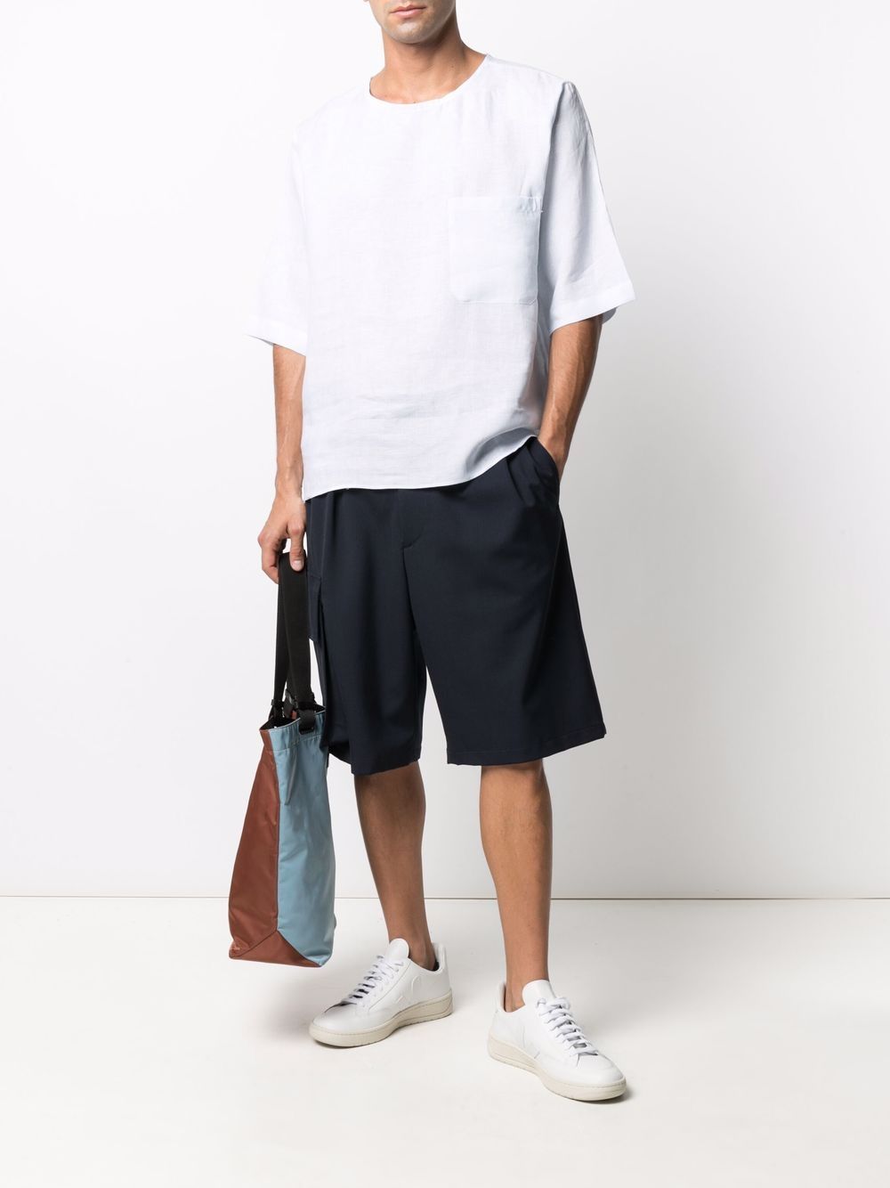 DELL'OGLIO DELL'OGLIO Linen T-Shirt