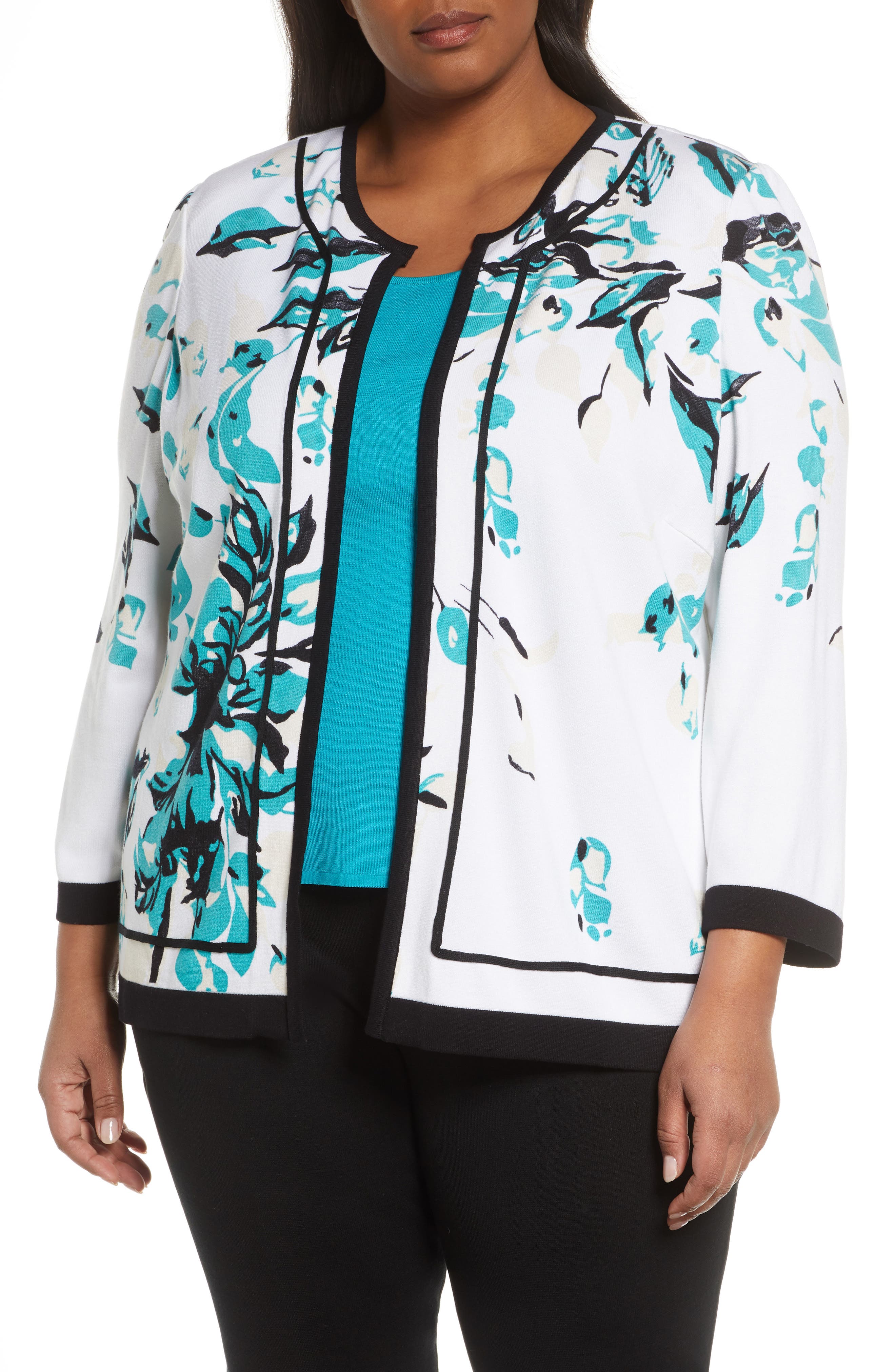 ming wang plus size jackets
