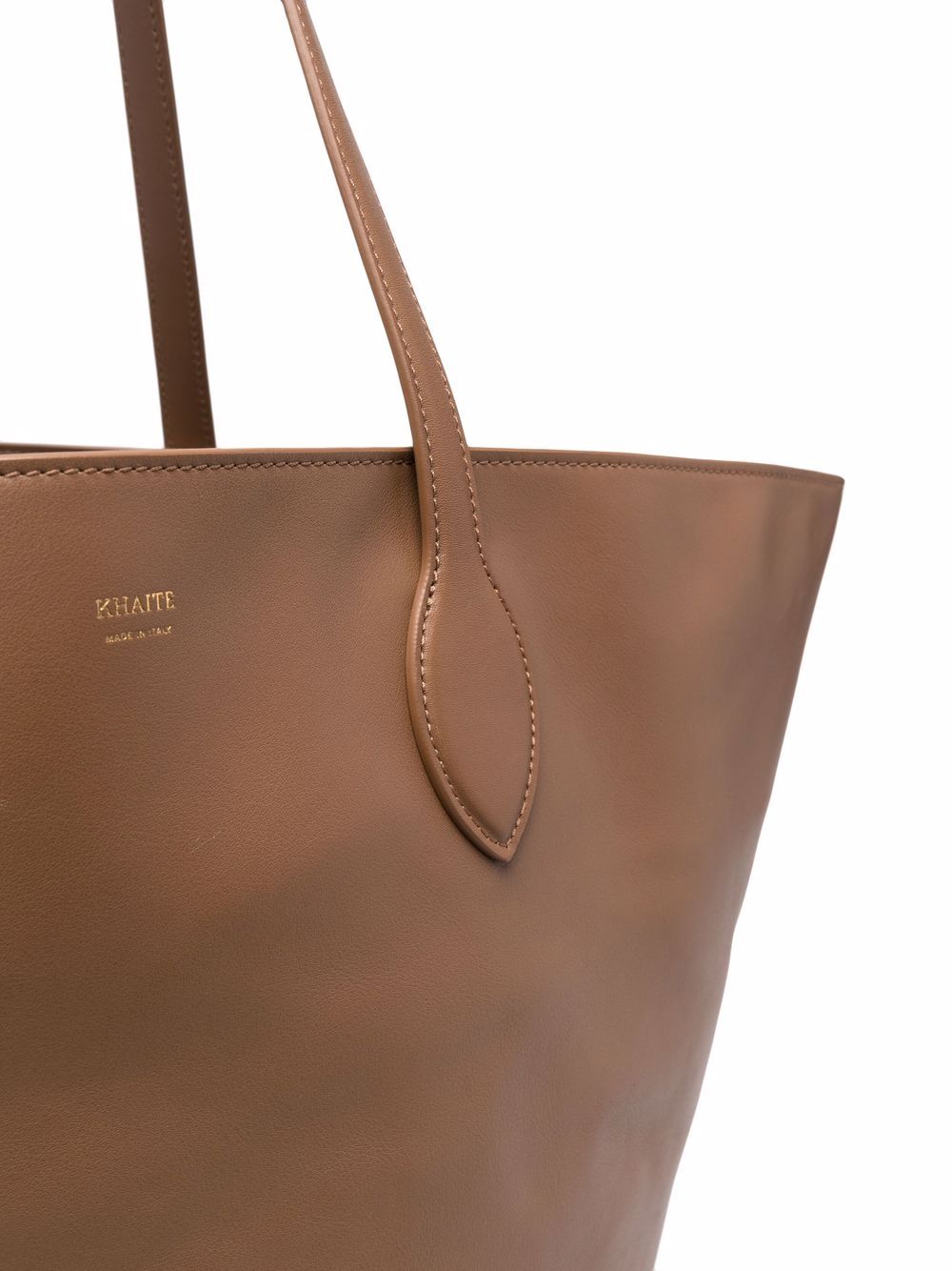 Khaite Osa Medium Leather Tote Bag - Brown | Editorialist