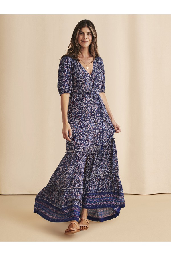 faherty orinda maxi dress Faherty Orinda Floral Maxi Dress