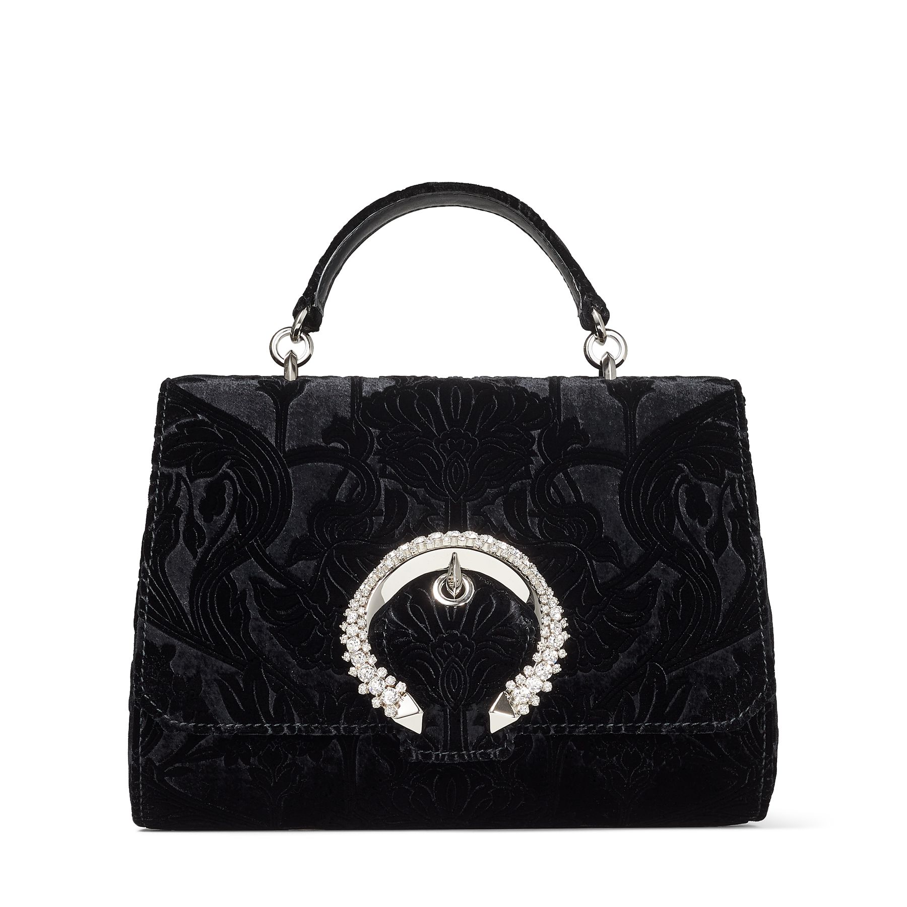 新着商品 JIMMY CHOO MADELINE TOP HANDLE BLACK 【公式通販】