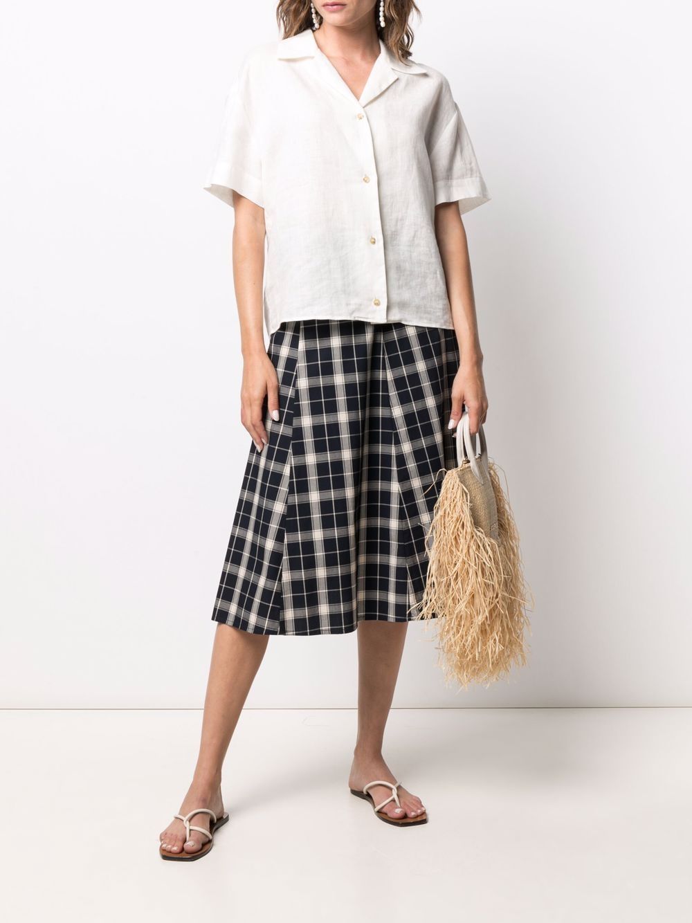 WOOLRICH Woolrich A-Line Tartan Check Skirt