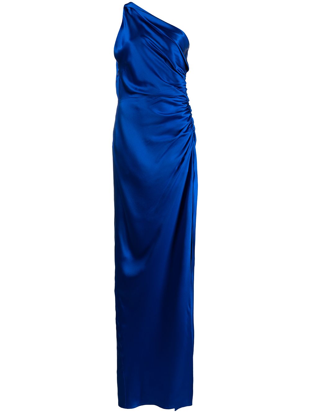 MICHELLE MASON Michelle Mason one-shoulder silk gown