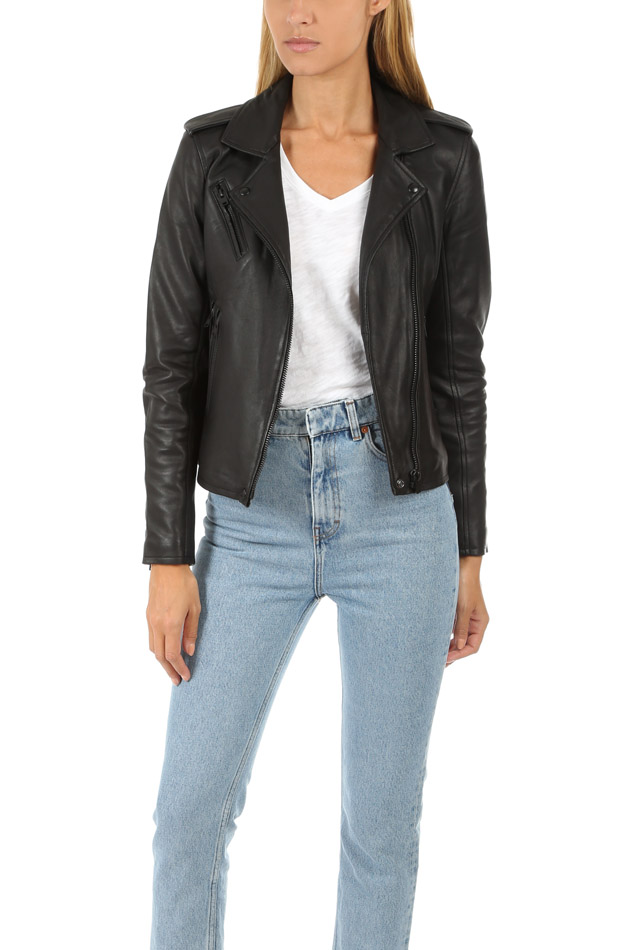 iro black leather jacket