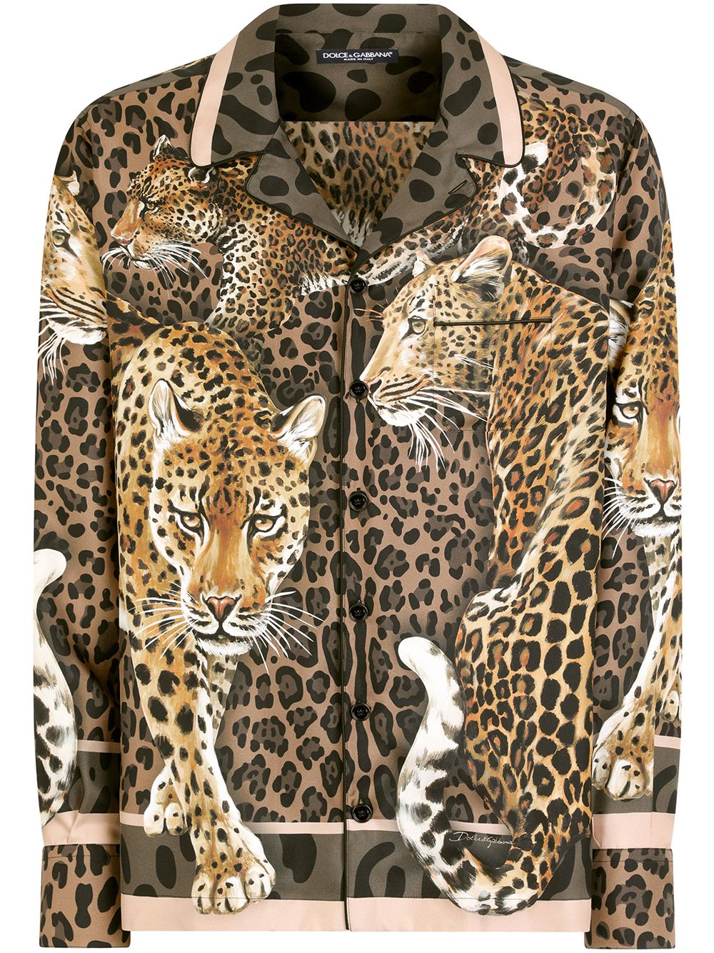 Dolce Gabbana Men Leopard Shirt Dolce Gabbana Leopard Print Tank