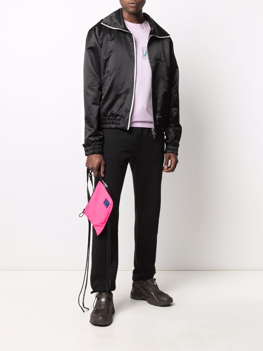 AMIRI AMIRI Zip-Up Satin Track Jacket