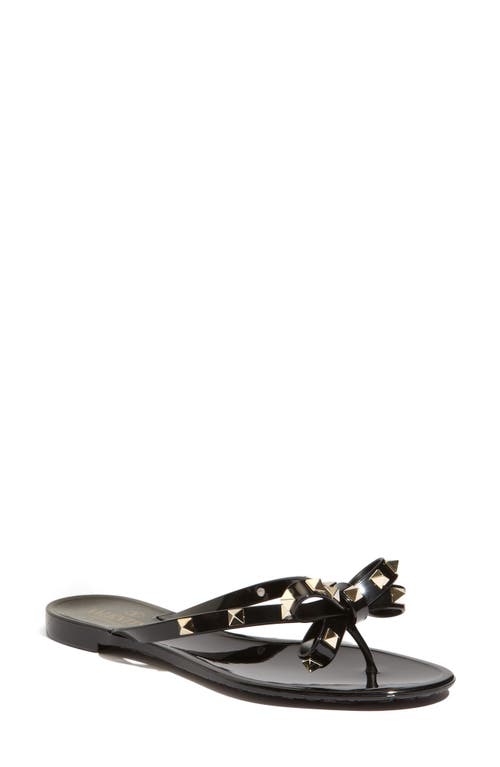 rockstud jelly thong