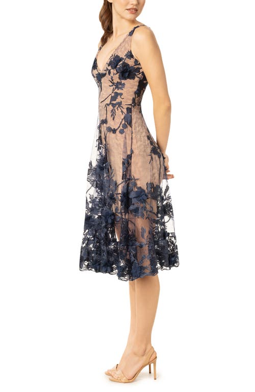 Sandro Audrey Gathered Embroidered Cotton Mini Dress Blue Fr 40 In Slate  Blue - 50% Off | Editorialist