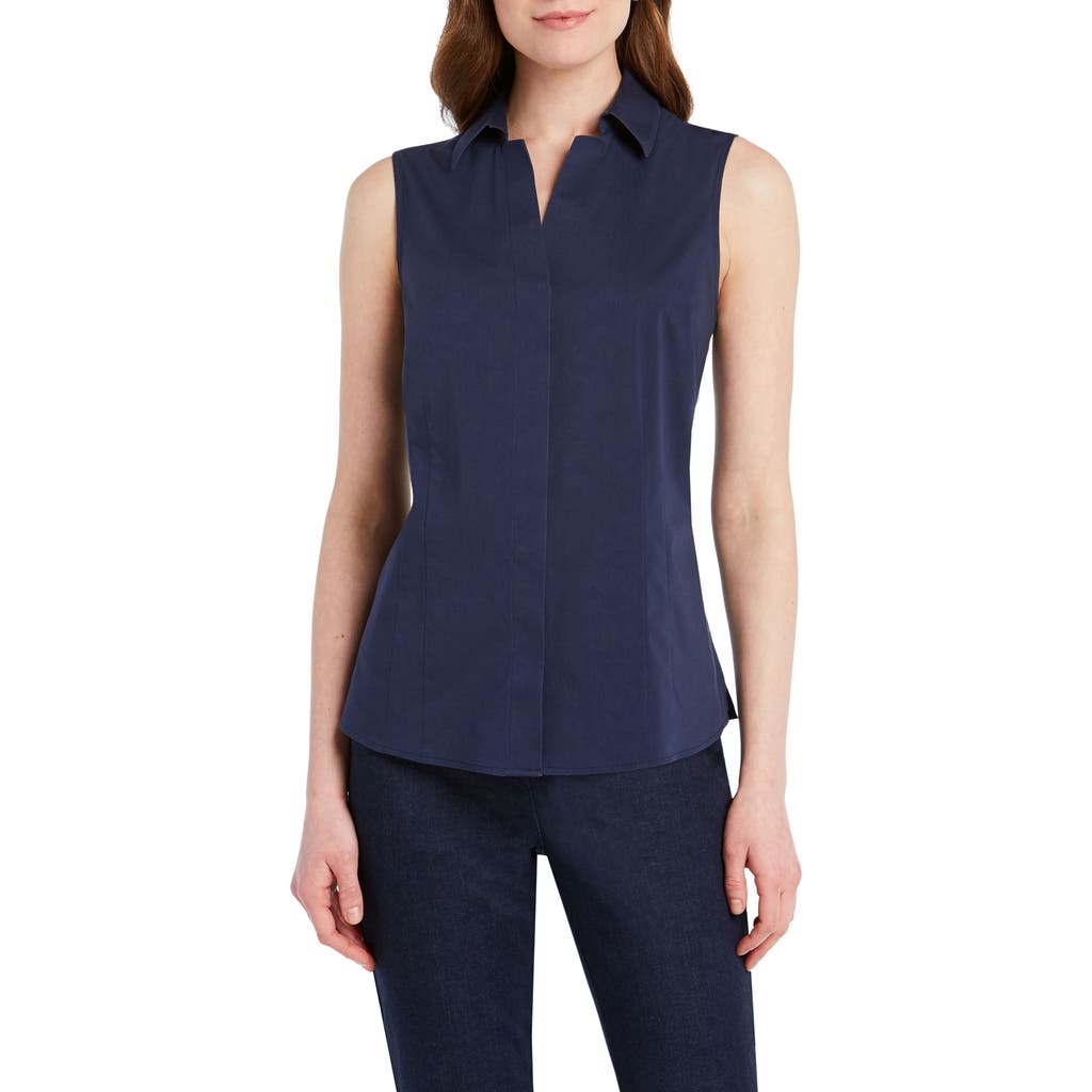 FOXCROFT Foxcroft taylor non-iron sleeveless shirt