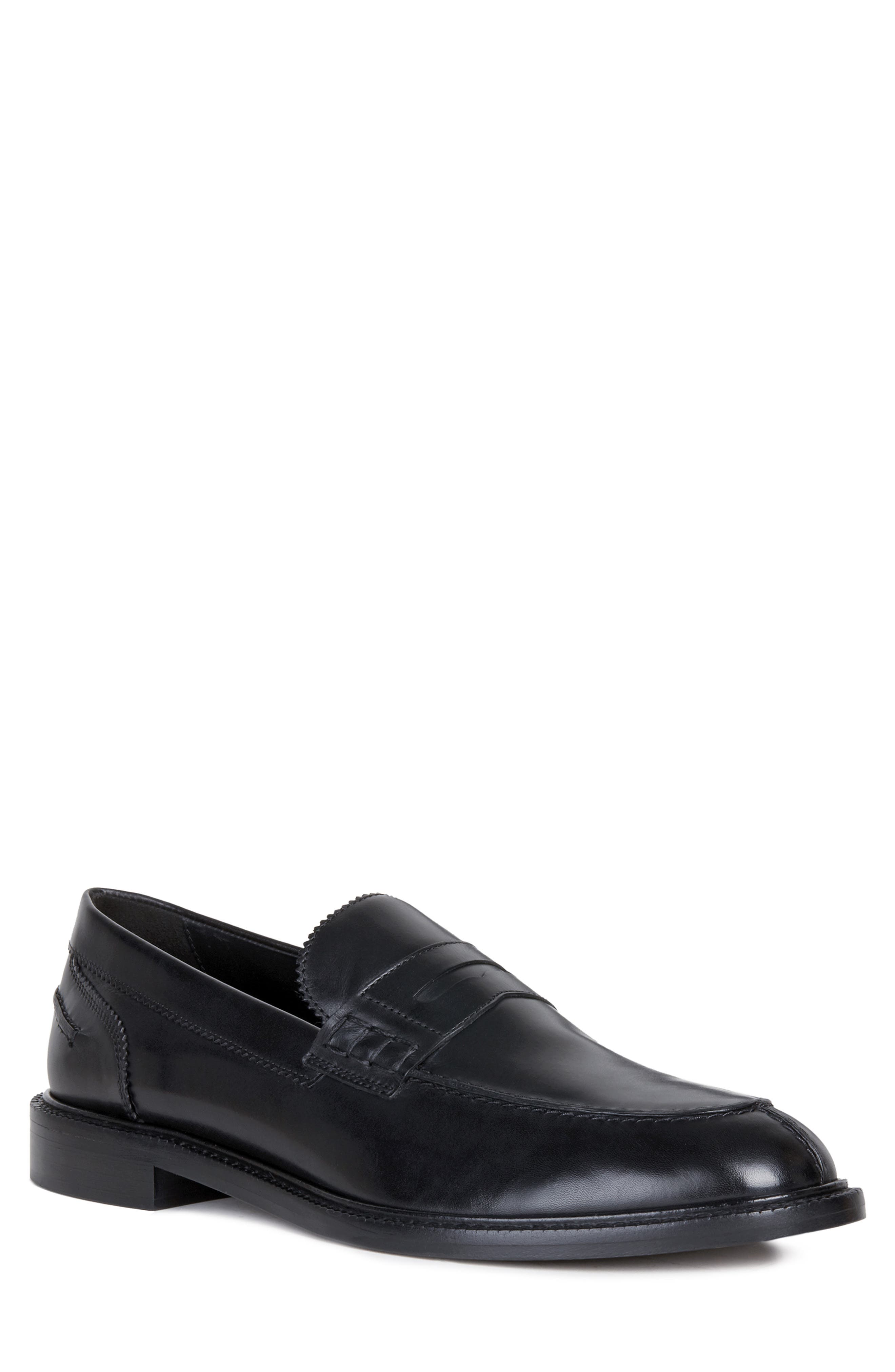 New! Geox Artenova Man Black Leather Penny Loafer US Size 7 EU 40 Geox U Artenova D LoaferMan, Black : Amazon.com.be: Fashion main image 2