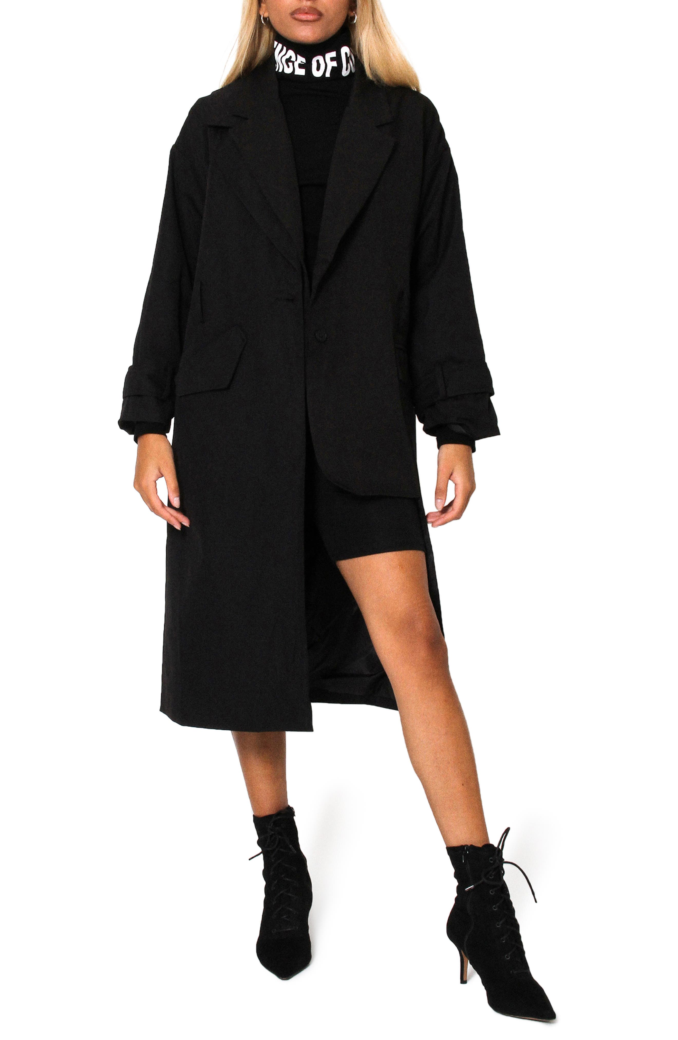 ABSENCE OF COLOUR Yulia Trench Coat - Black | Editorialist