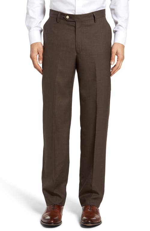 BERLE Berle' Lightweight Plain Weave Flat Front Trousers