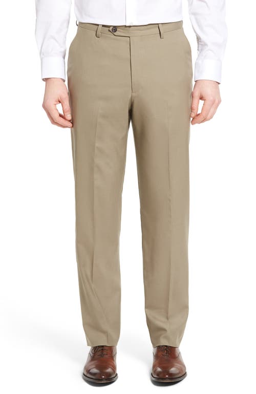 BERLE Berle' Lightweight Plain Weave Flat Front Trousers