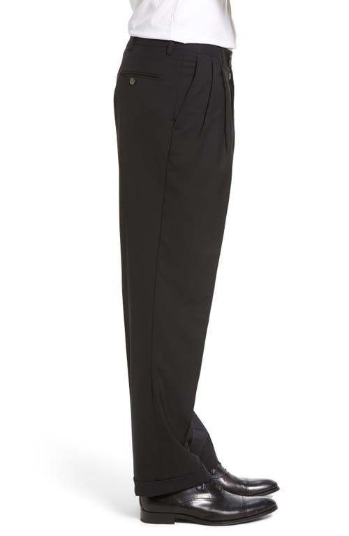 BERLE Berle' Lightweight Pleated Classic Fit Trousers