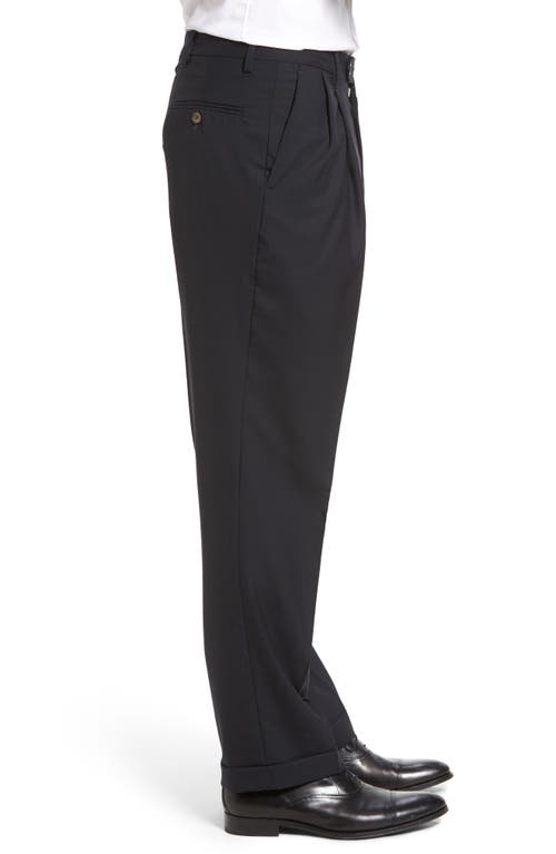 BERLE Berle' Lightweight Pleated Classic Fit Trousers
