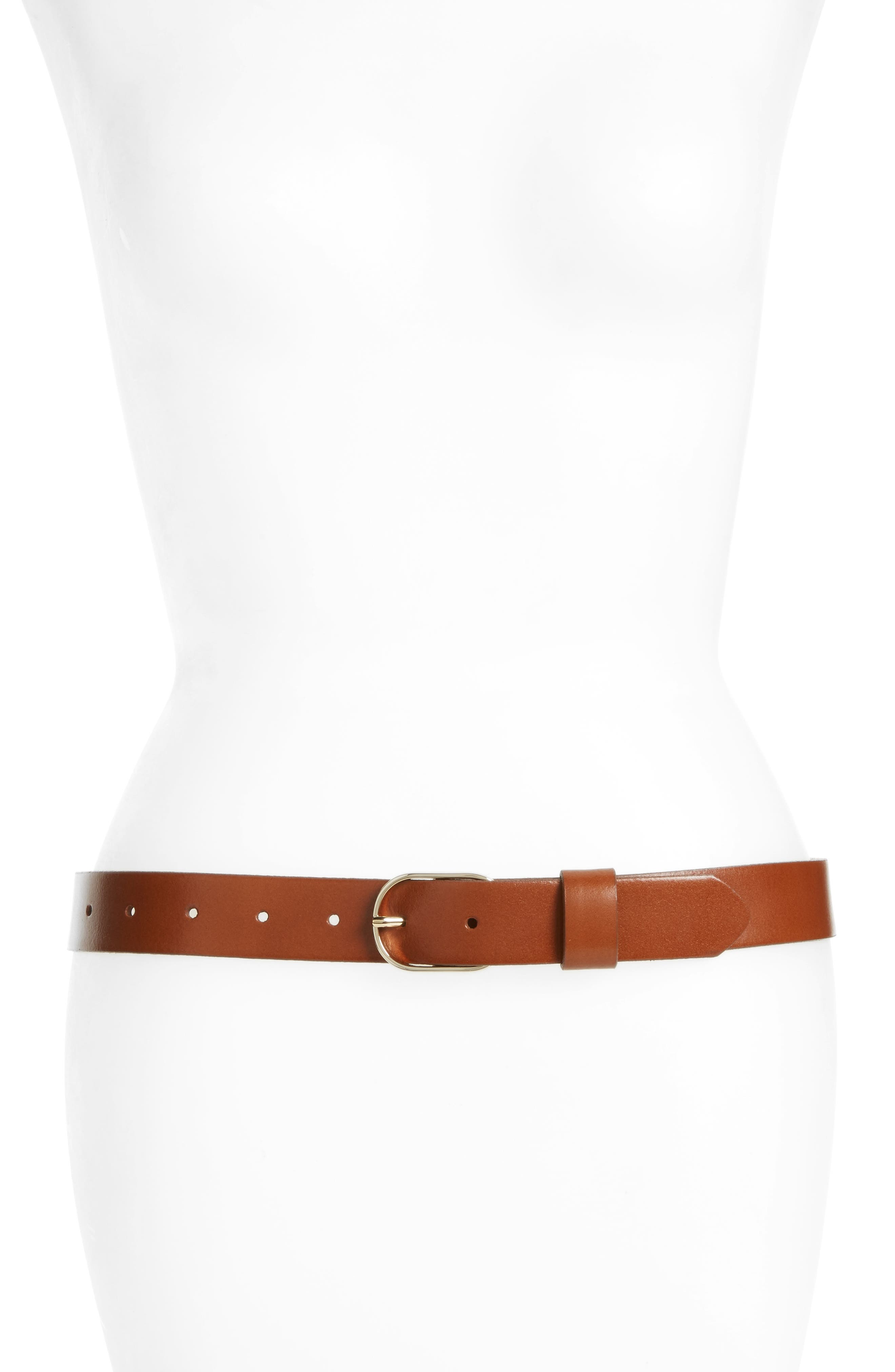 Tailored Trouser Leather Belt 