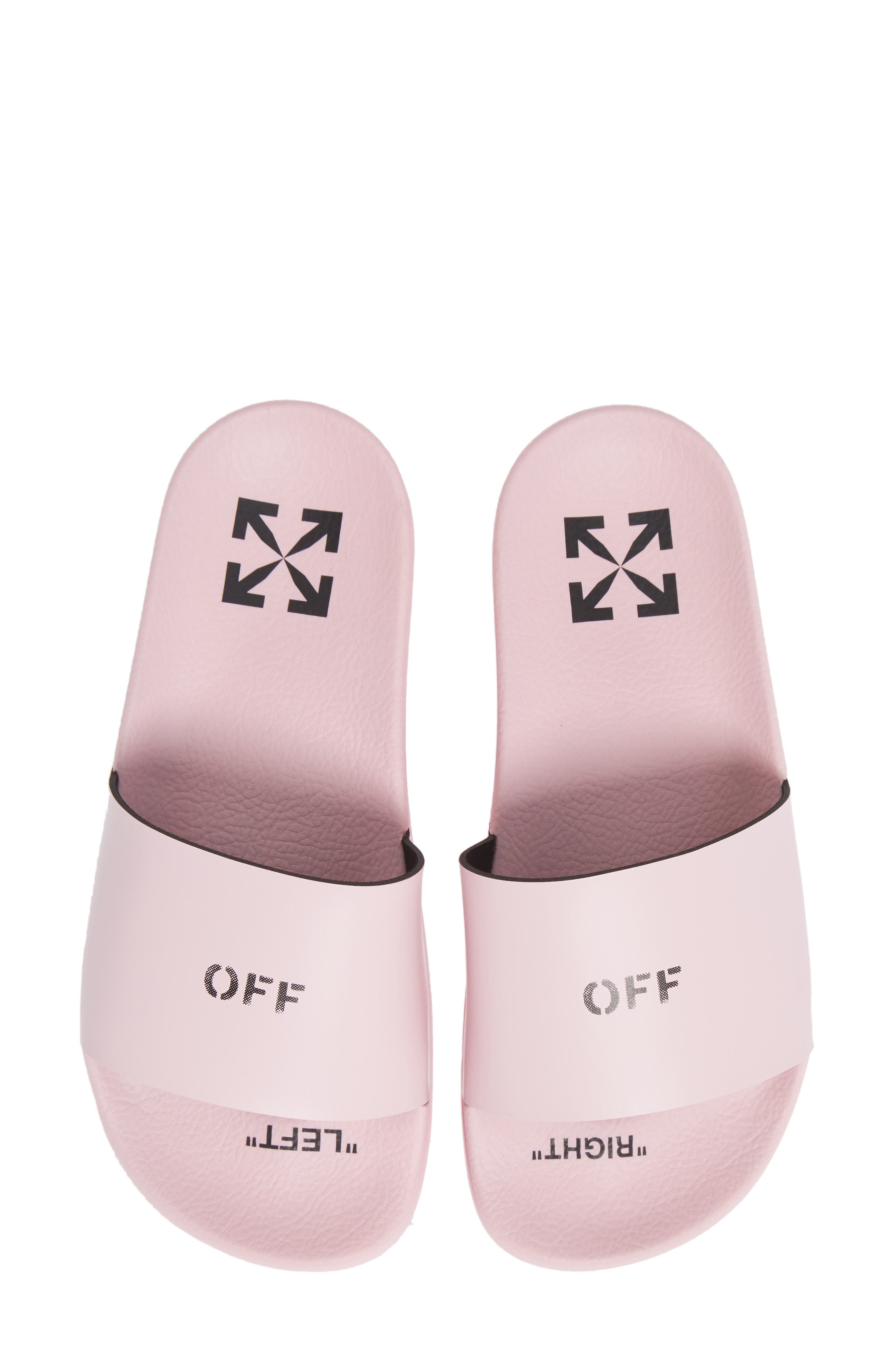 off white slides pink