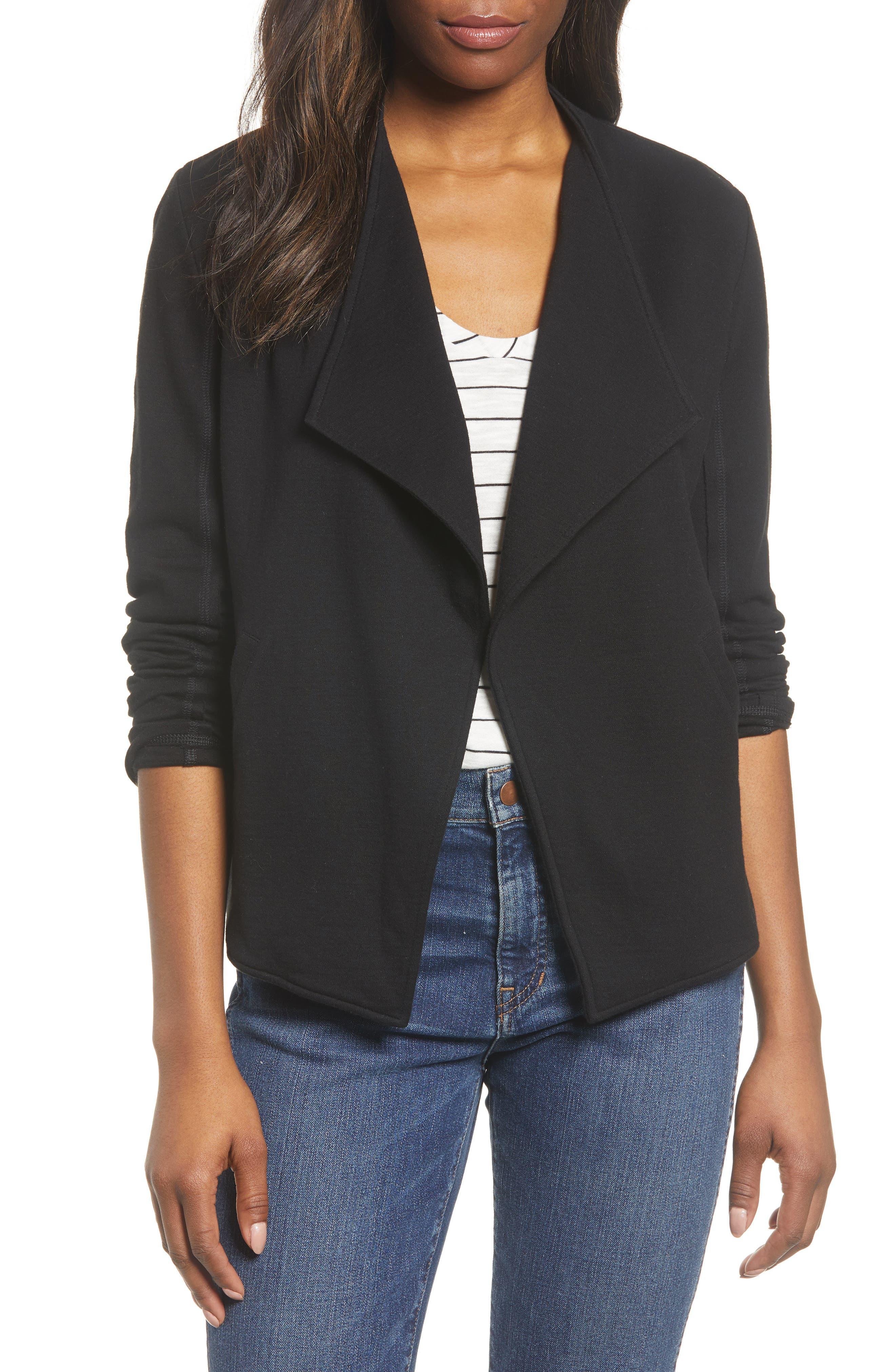 Cardigan Caslon Two Pocket Knit Blazer Caslon Knit Blazer