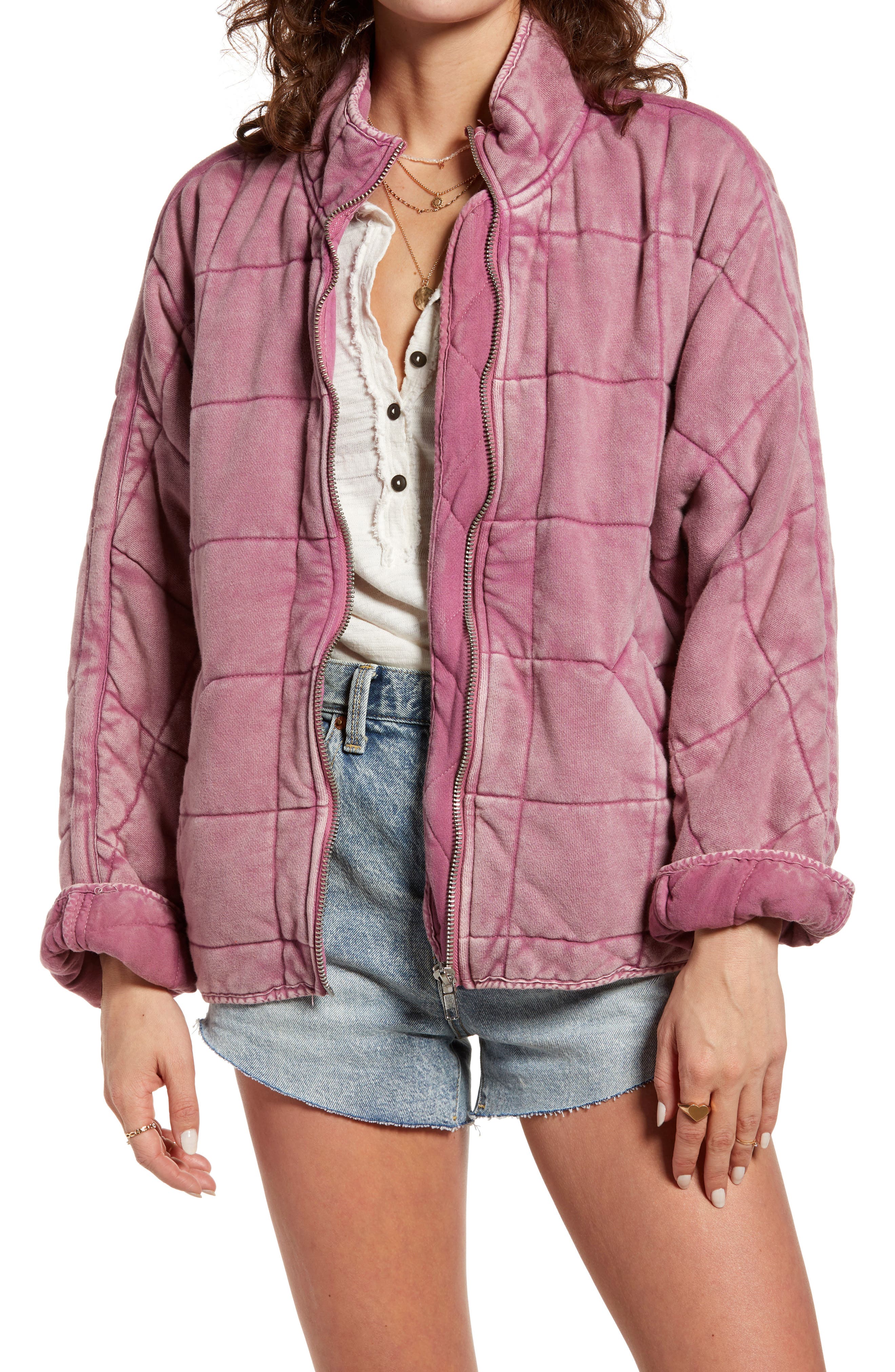 Dolman Sleeve Quilted Jacket - Editorialist