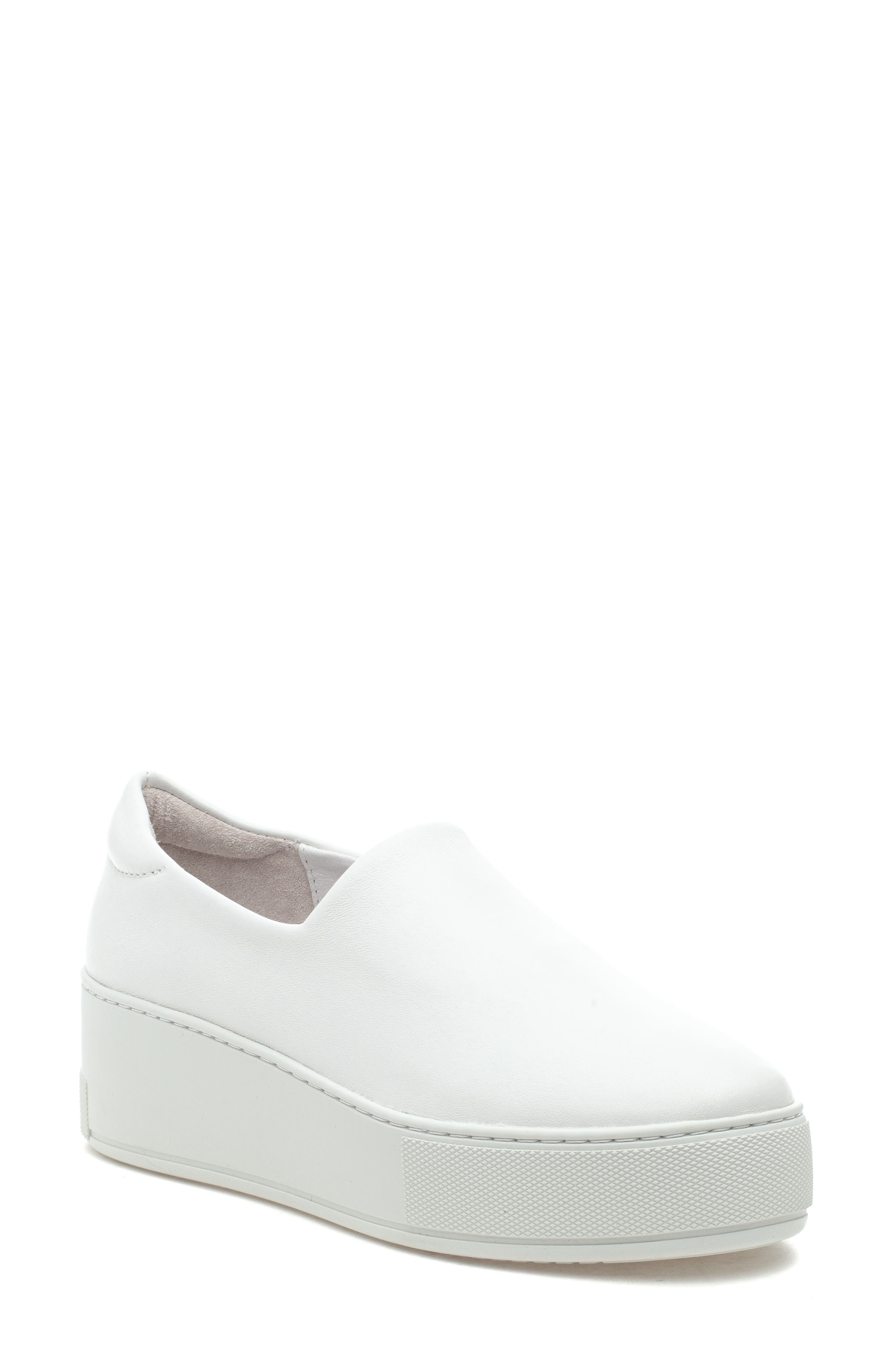 jslides white sneakers