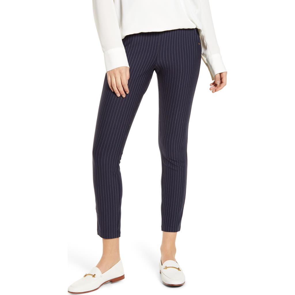HUE HUE Pinstripe Ponte Skimmer Leggings