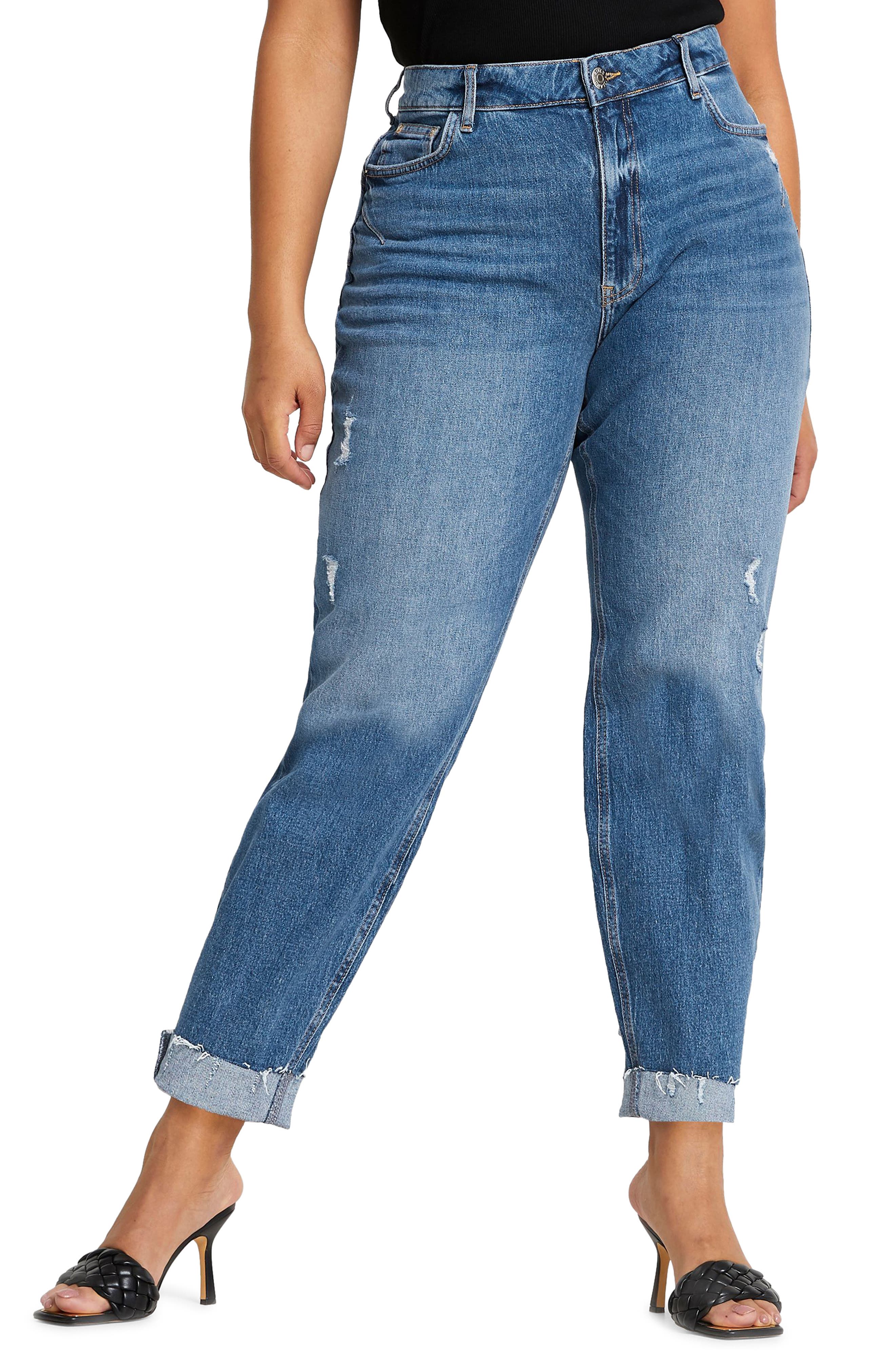 Mum jeans river island Clearance