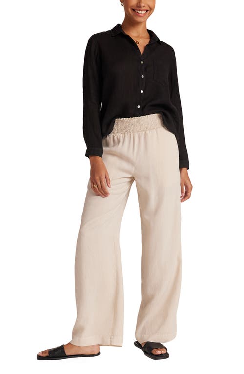 BELLA DAHL Bella Dahl Smocked Waist Wide Leg Pants