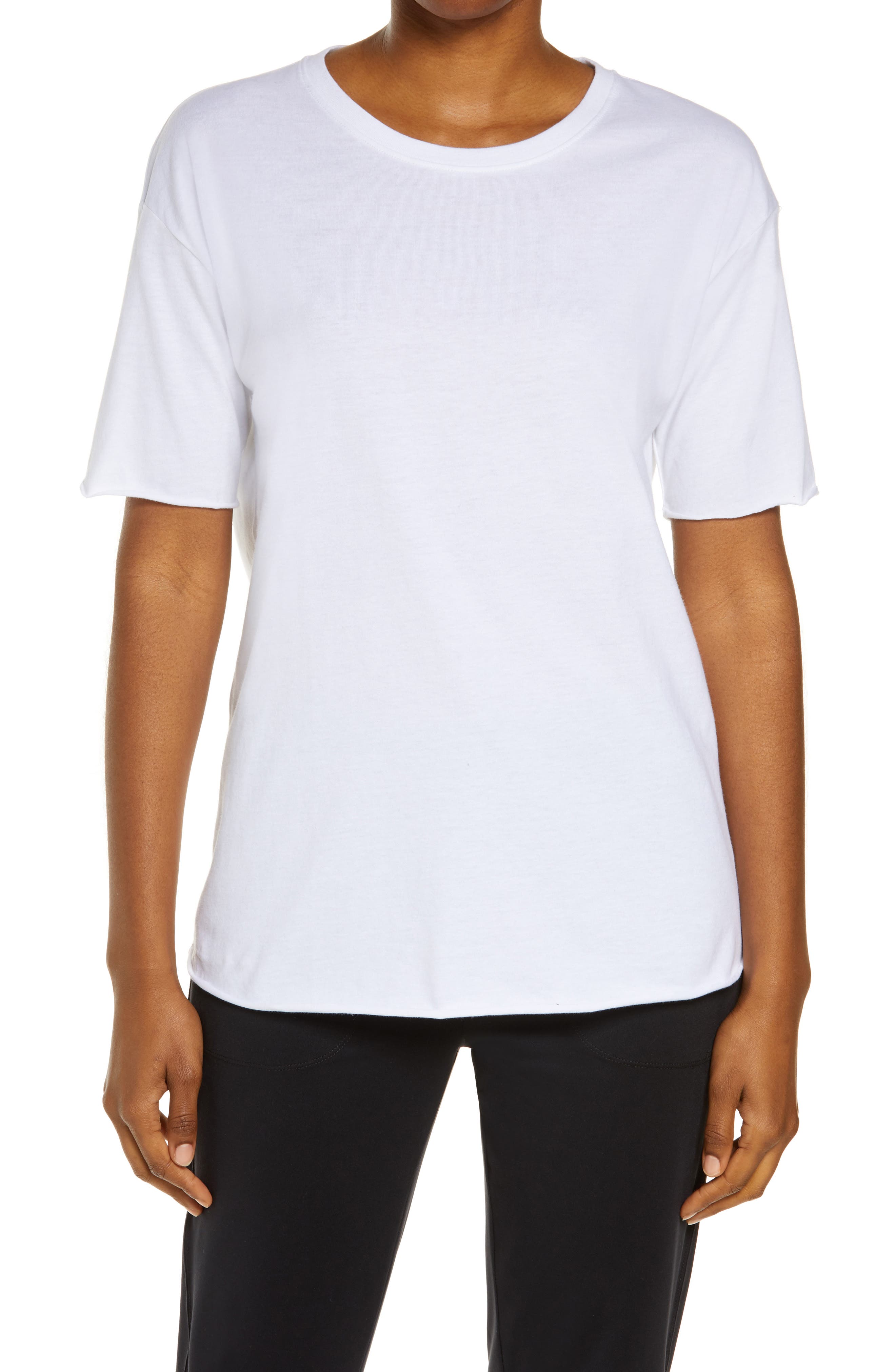 Alo Yoga Everyday T-Shirt In White - 58% Off | Editorialist