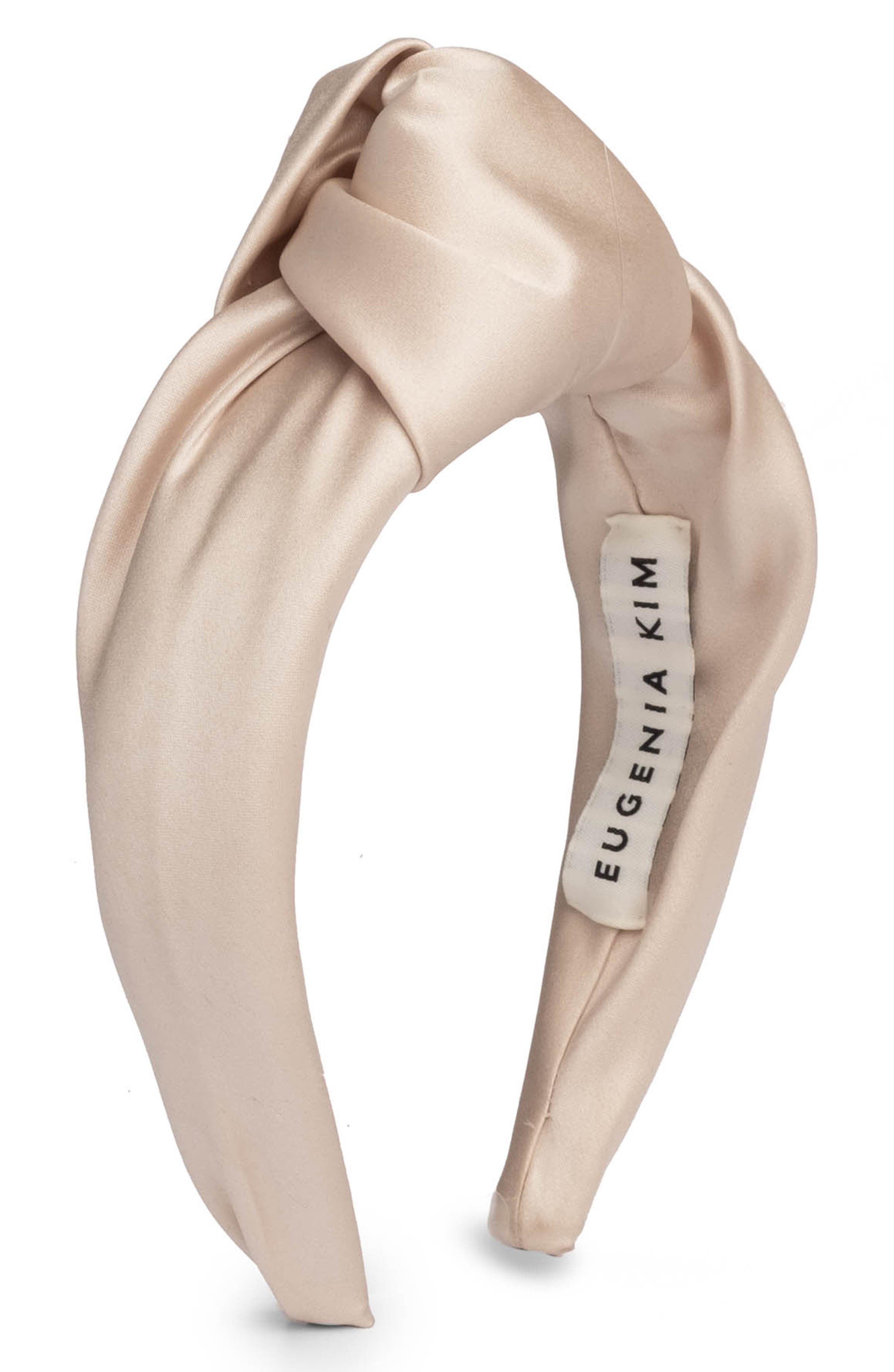 Genie Eugenia Kim Knot Straw Headband | Tan Woven Courtney Sand – Eugenia Kim main image 3