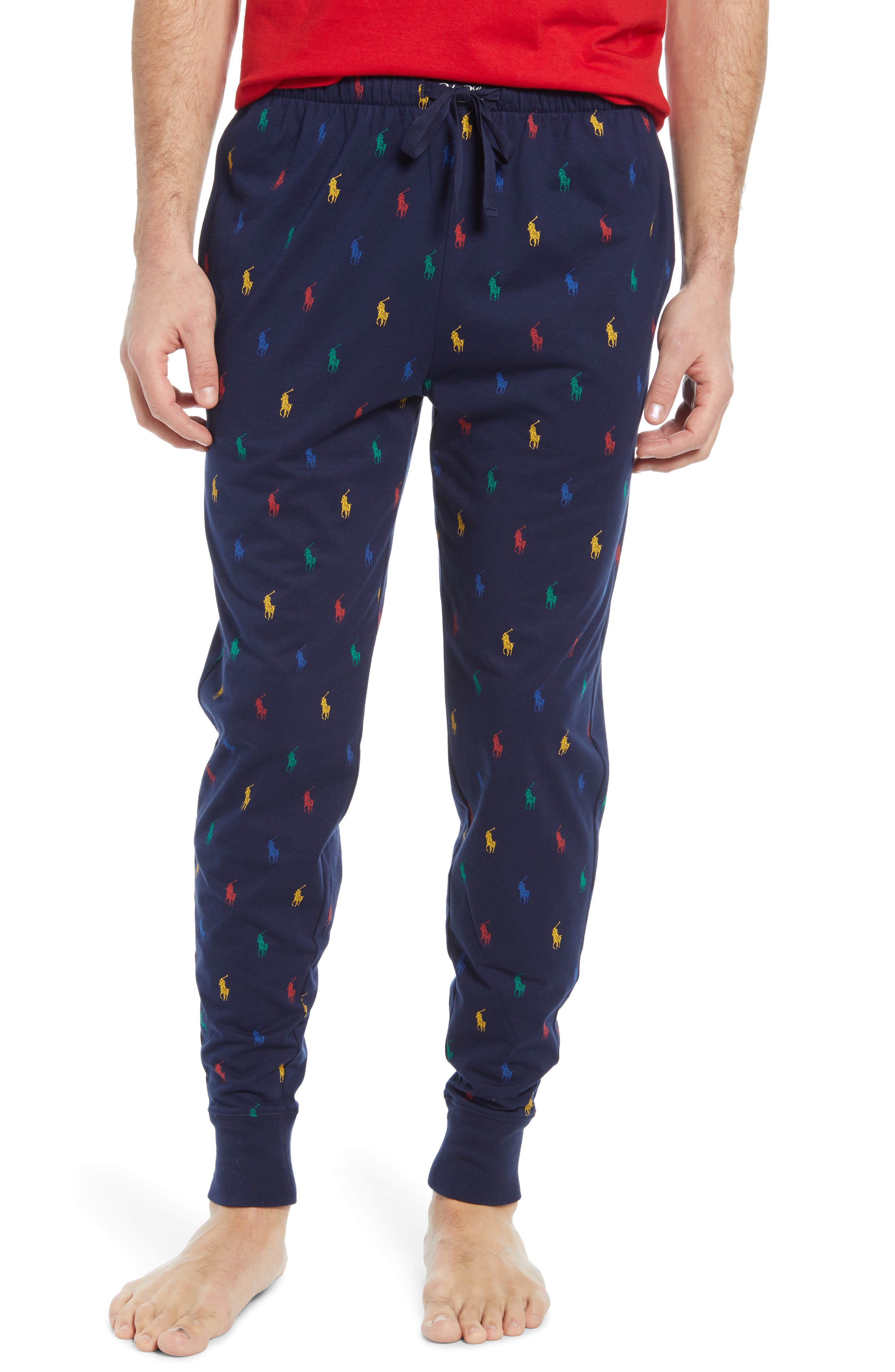 Pony Print Jogger Pajama Pants 