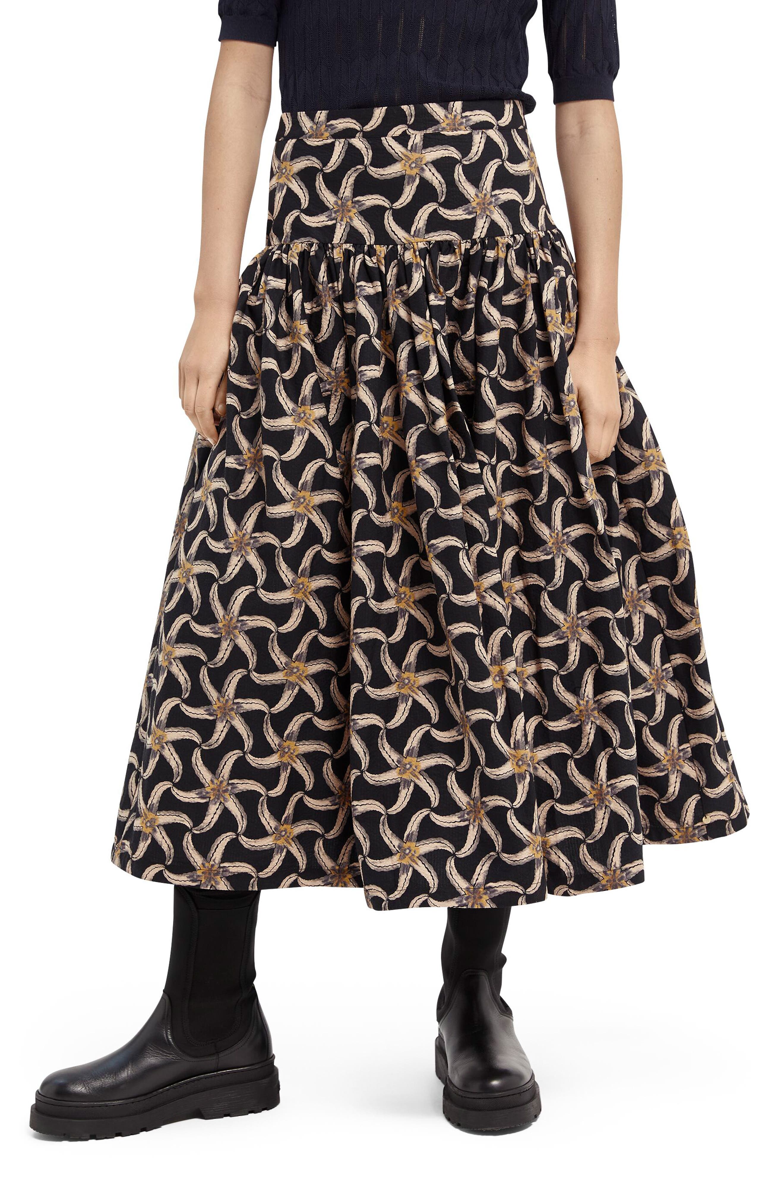 Voluminous midi skirt Clearance