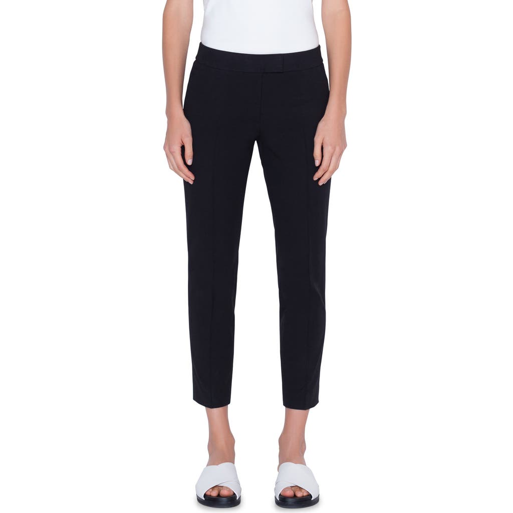 AKRIS Frankie Stretch Cotton Cropped Pants