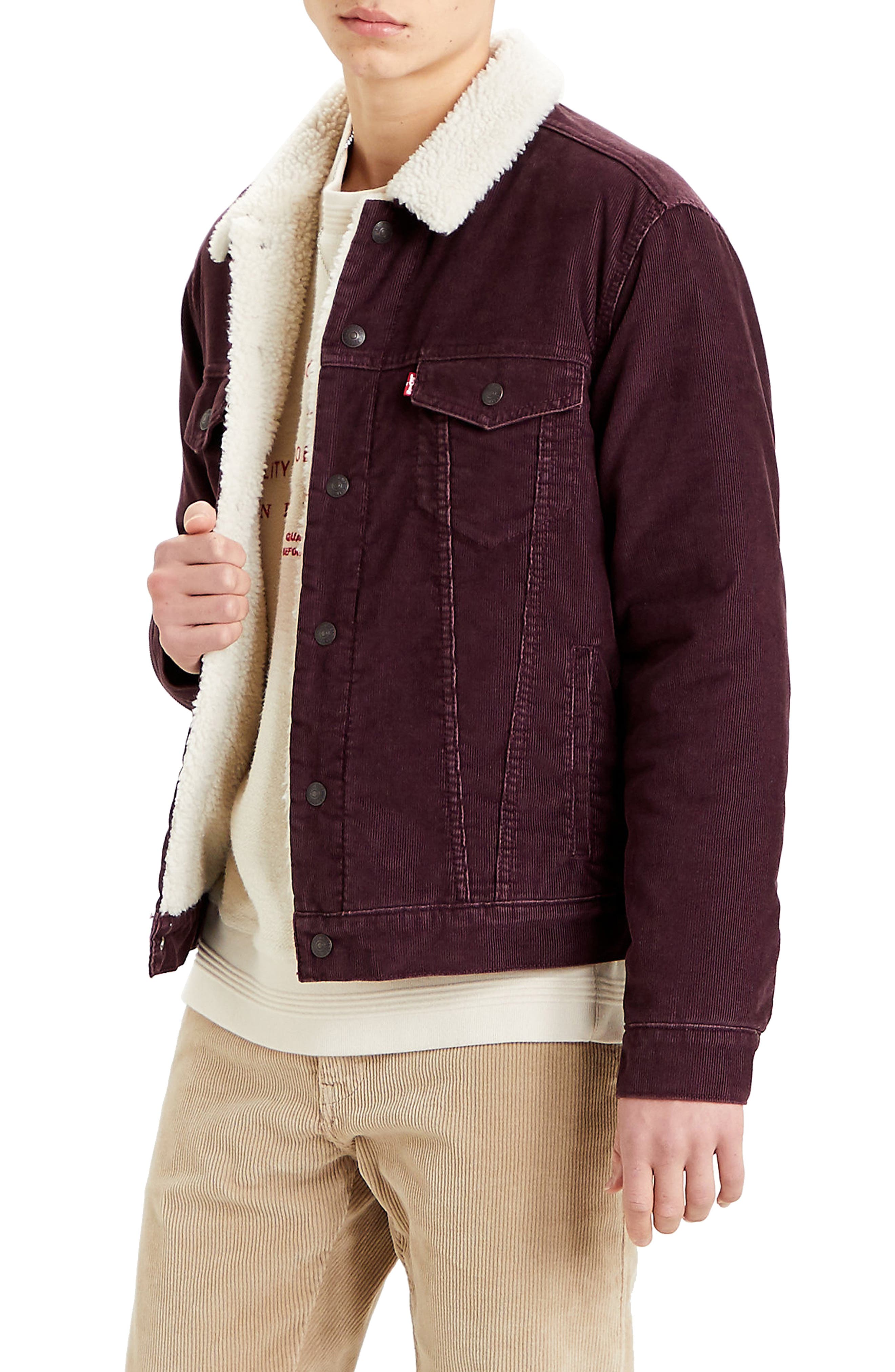 type 3 faux shearling trucker jacket