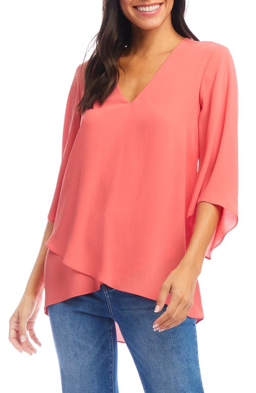 KAREN KANE KAREN KANE Asymmetrical Crepe Top