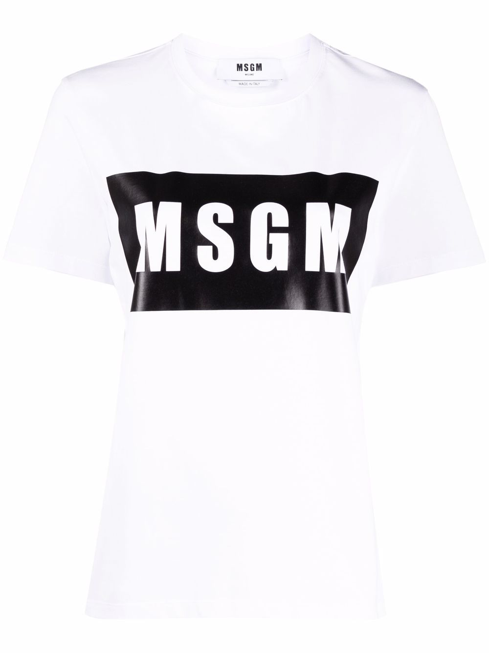 MSGM MSGM logo-print cotton T-shirt