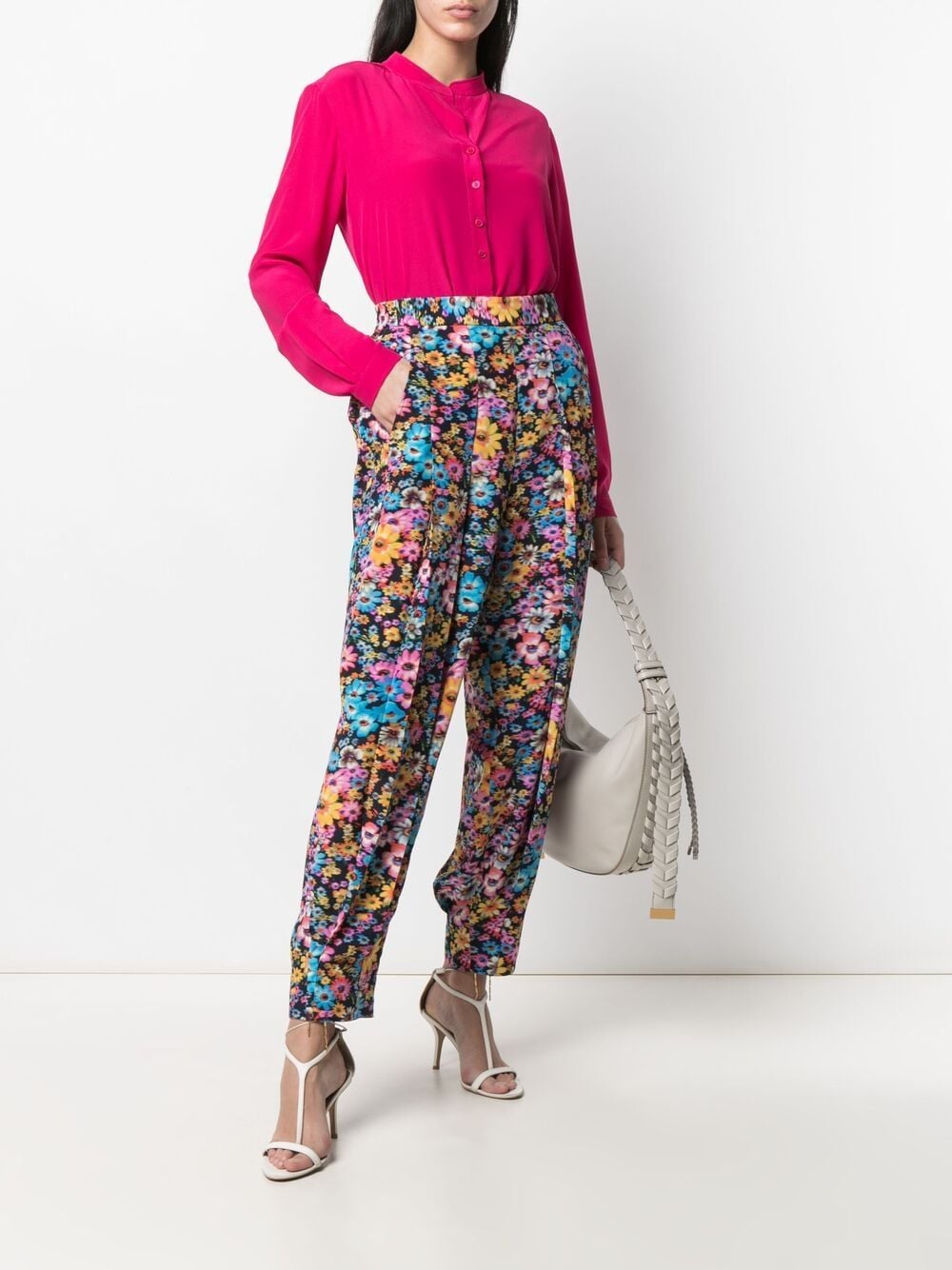 STELLA MCCARTNEY Stella McCartney Christelle Floral-Print Tapered Trousers
