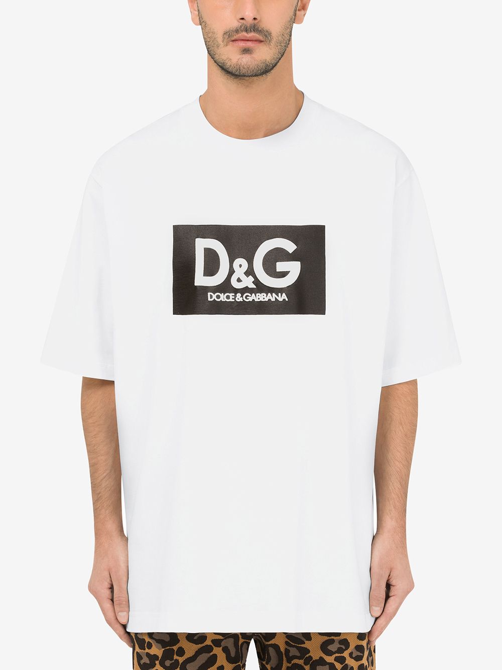 Buy Dolce & Gabbana Logo-print Cotton T-shirt - White At 22% Off