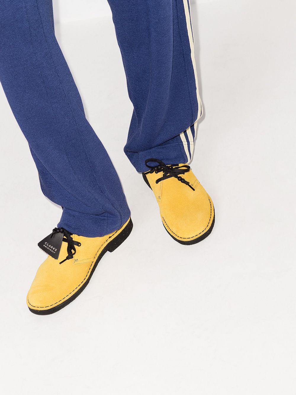 Clarks Jamaica Suede Desert Boots In Yellow - 50% Off | Editorialist