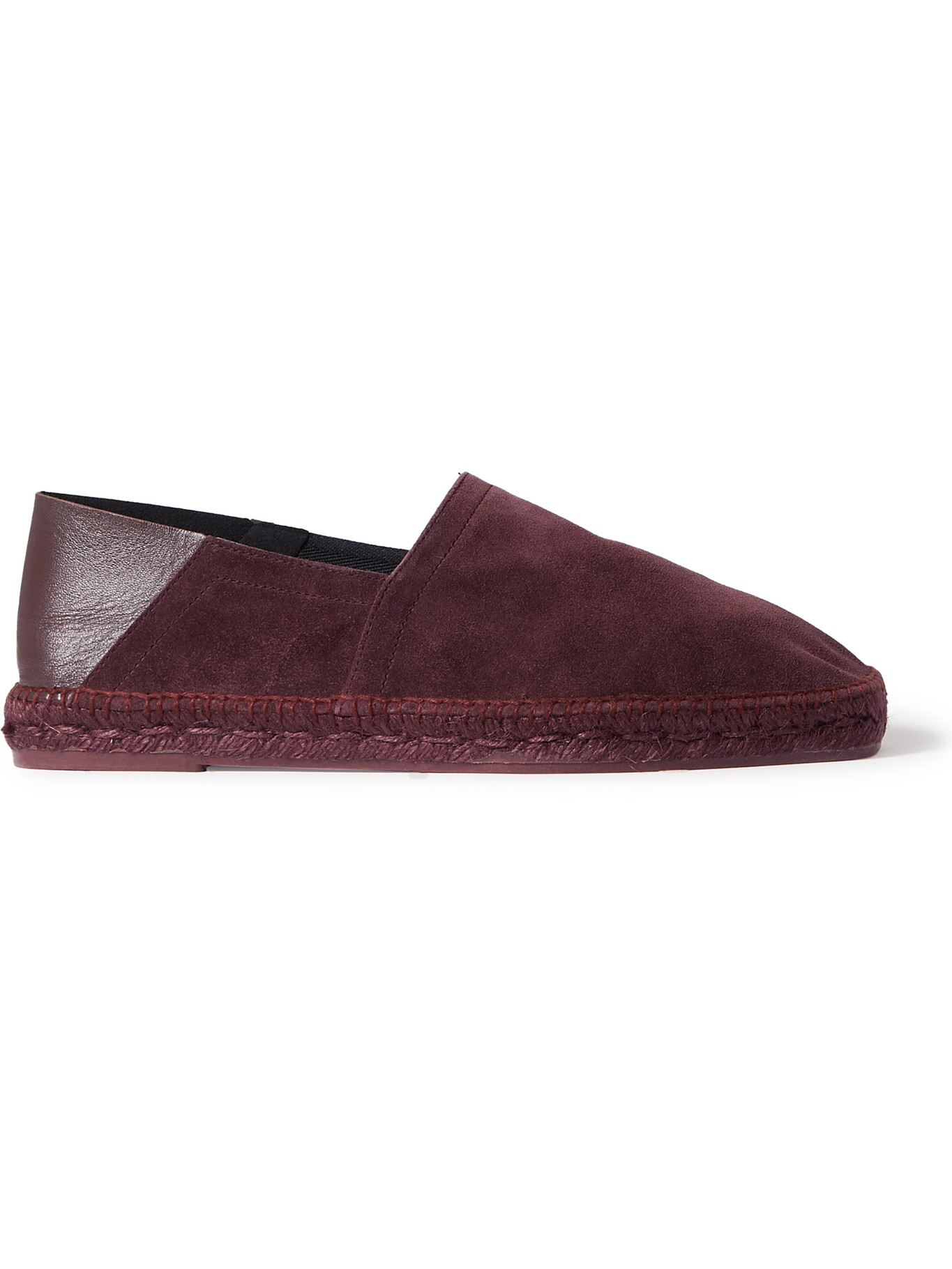 Tom Ford Barnes Collapsible-Heel Suede And Leather  display picture 1