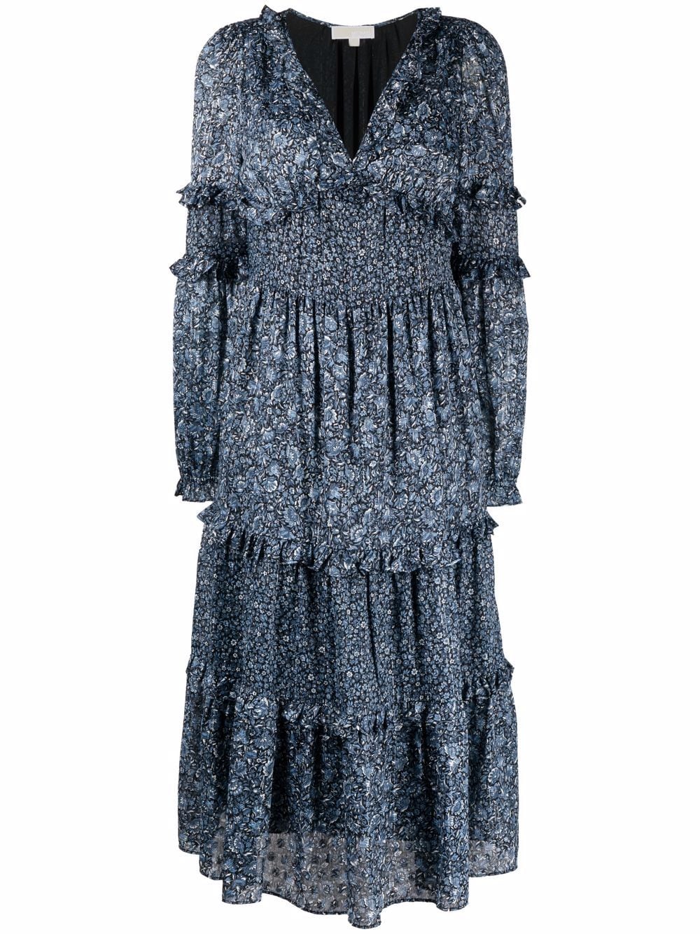 michael kors floral chiffon tiered dress Michael Kors Chiffon Dresses for Women for sale