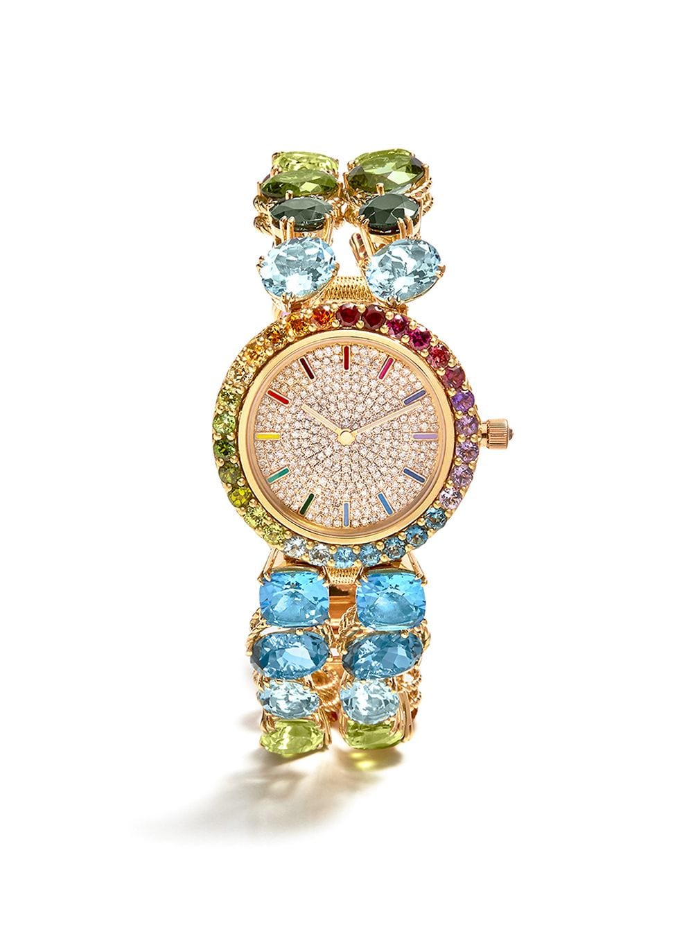 Dolce & Gabbana Rainbow 34mm Watch - Gold | Editorialist display picture 3