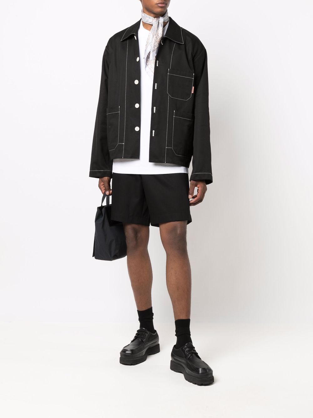 ACNE STUDIOS ACNE STUDIOS Logo-Print Cotton T-shirt