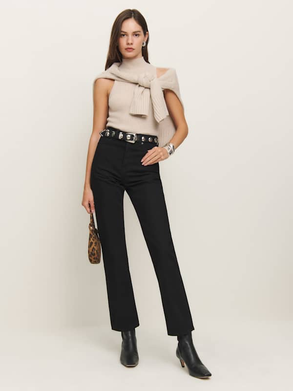 REFORMATION Cynthia High Rise Straight Jeans