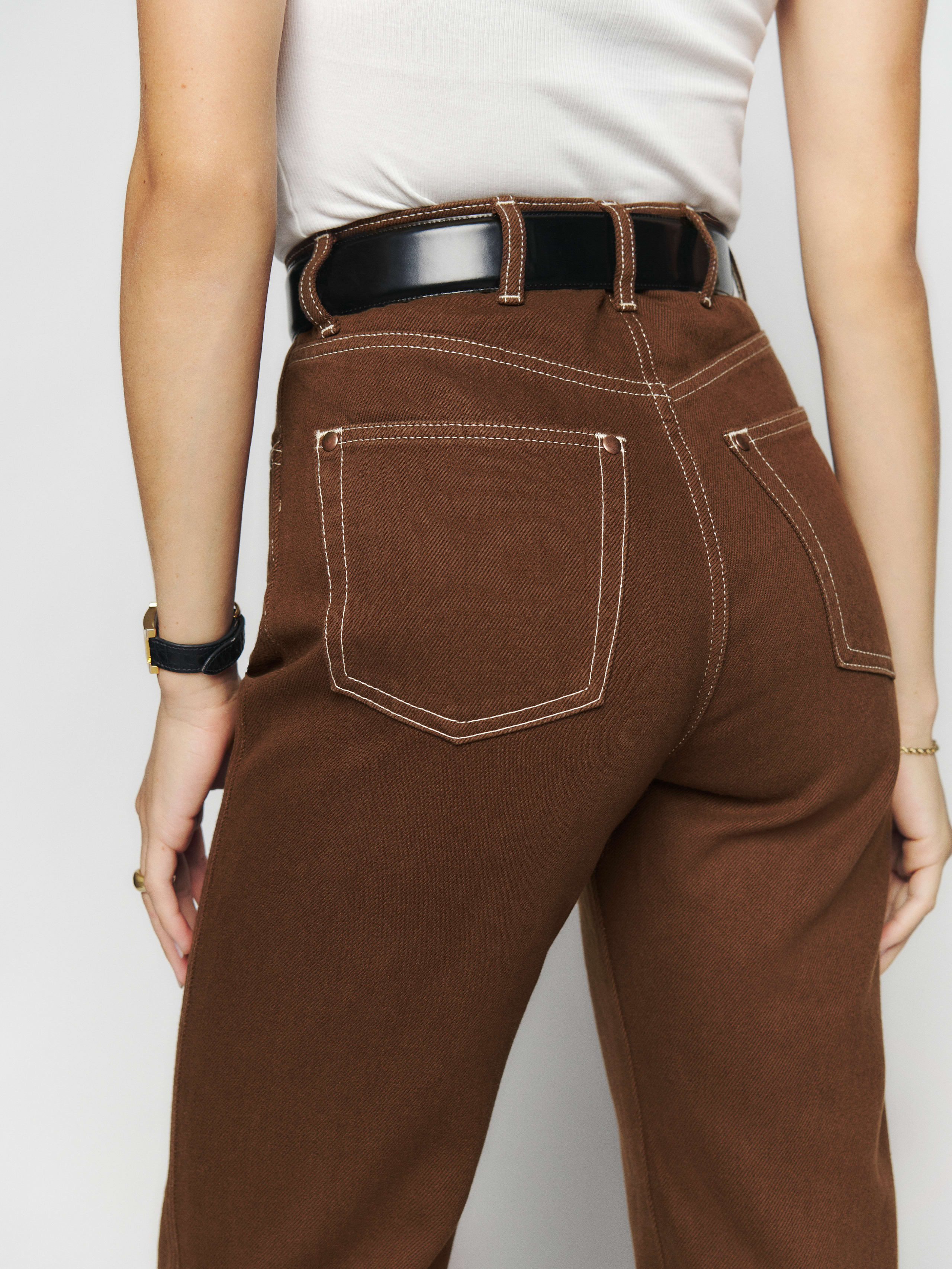 Cowboy High Rise Straight Jeans 