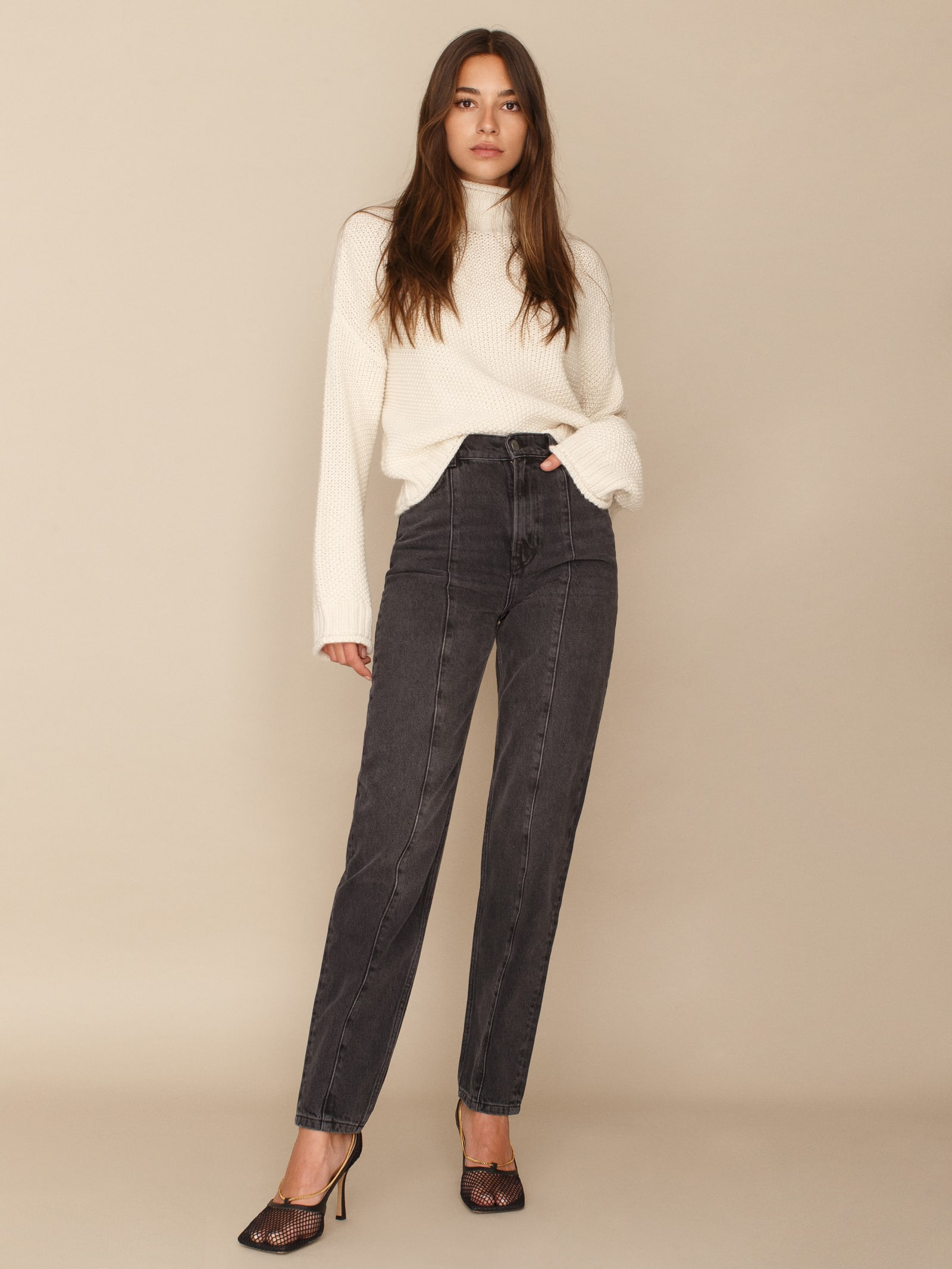 Kris Relaxed Curve Seamed Jean 