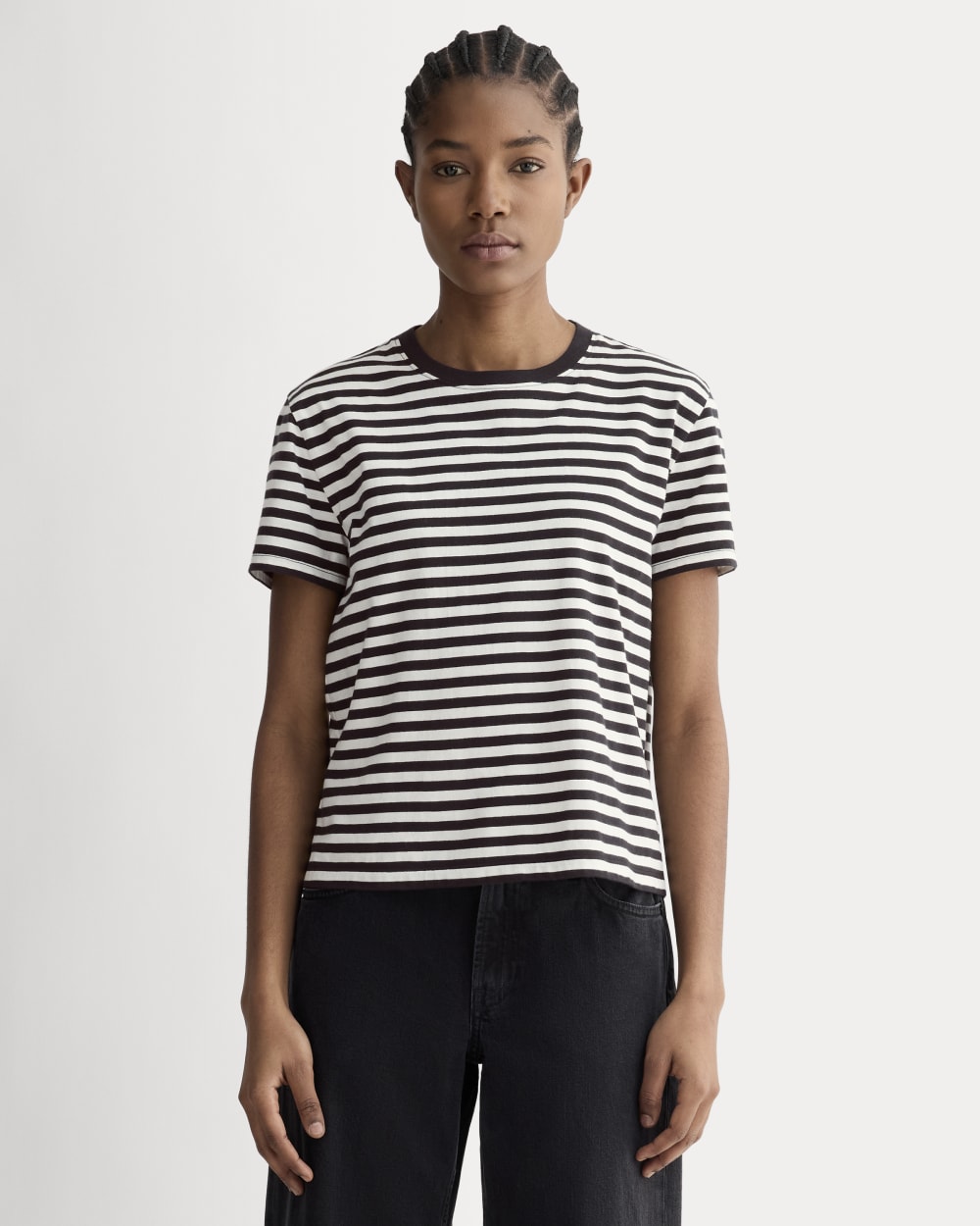 EVERLANE Everlane Essential Cotton Box-Cut T-Shirt