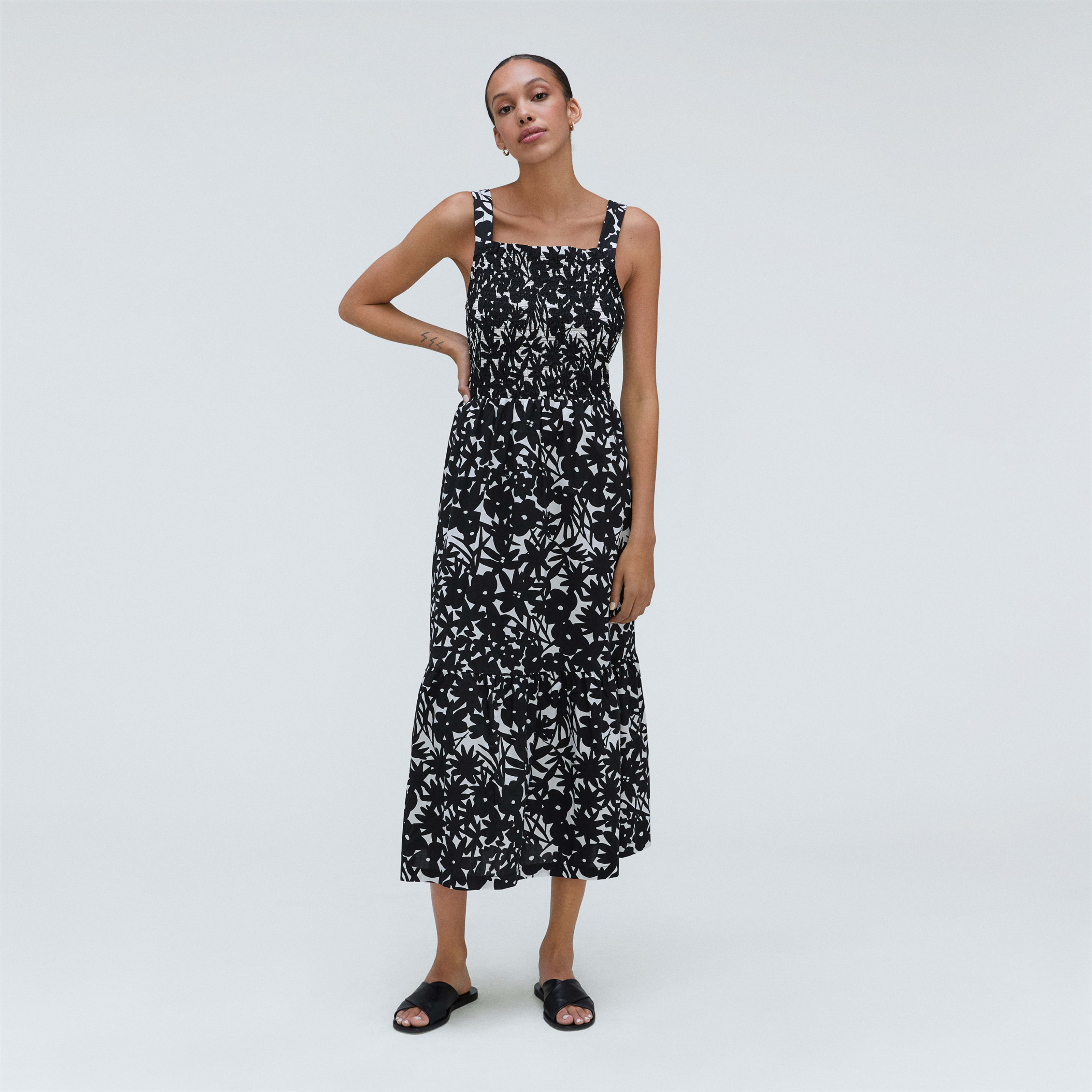 white christmas dresses The Poplin Tiered Dress main image 0