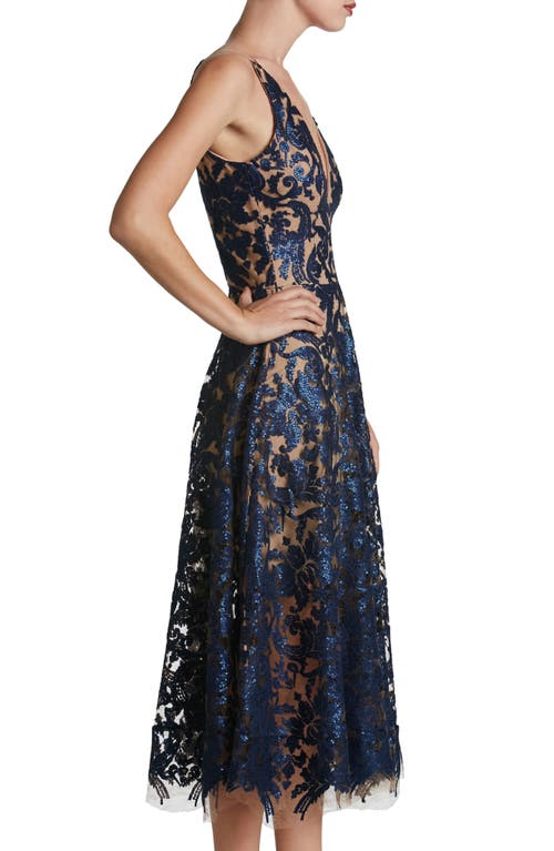jade green prom dress Open-Back Ruched Tight Jersey Prom Dress with Train Signature Royal / Large main image 0