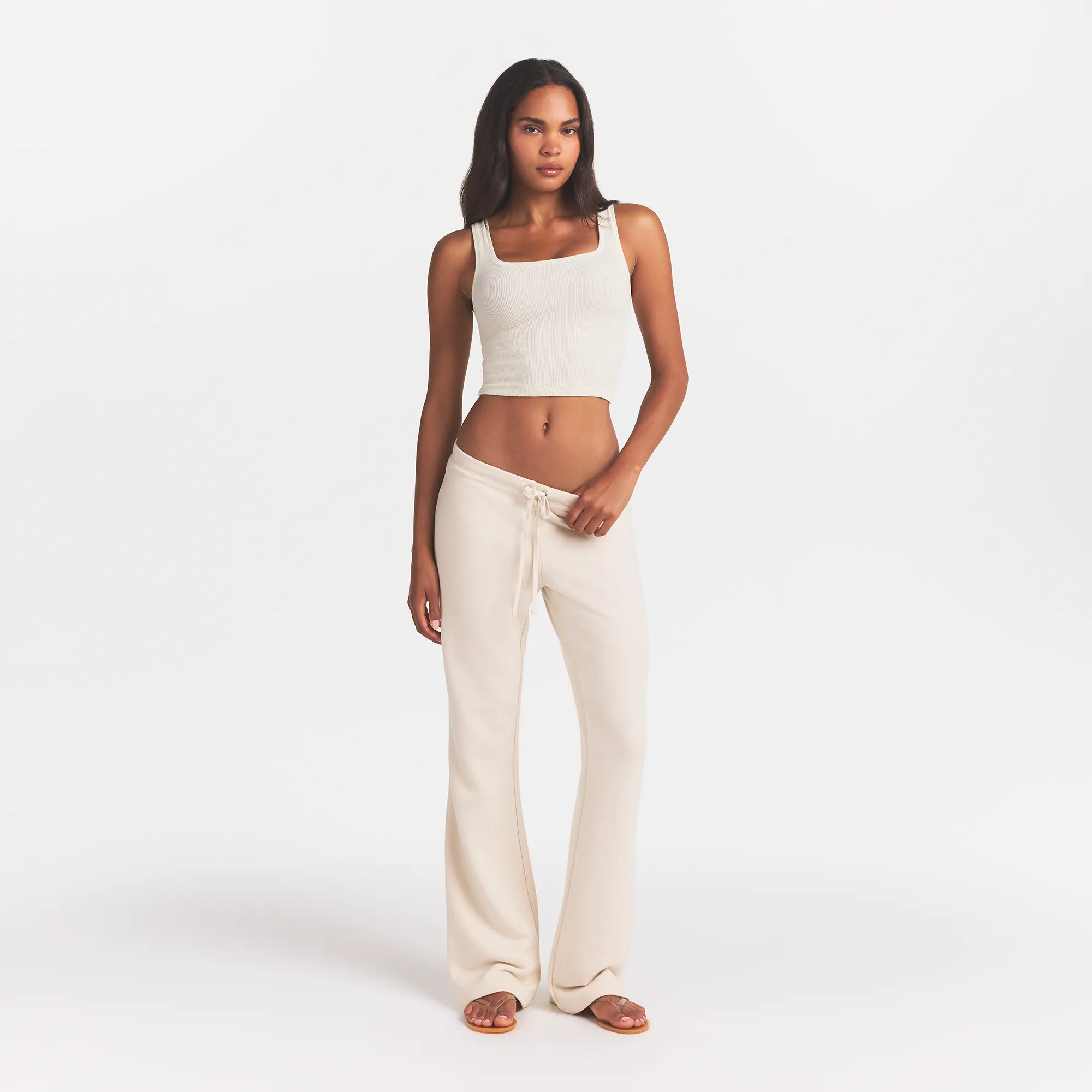 Skims Cotton Rib Tank - Cherry Blossom | Editorialist