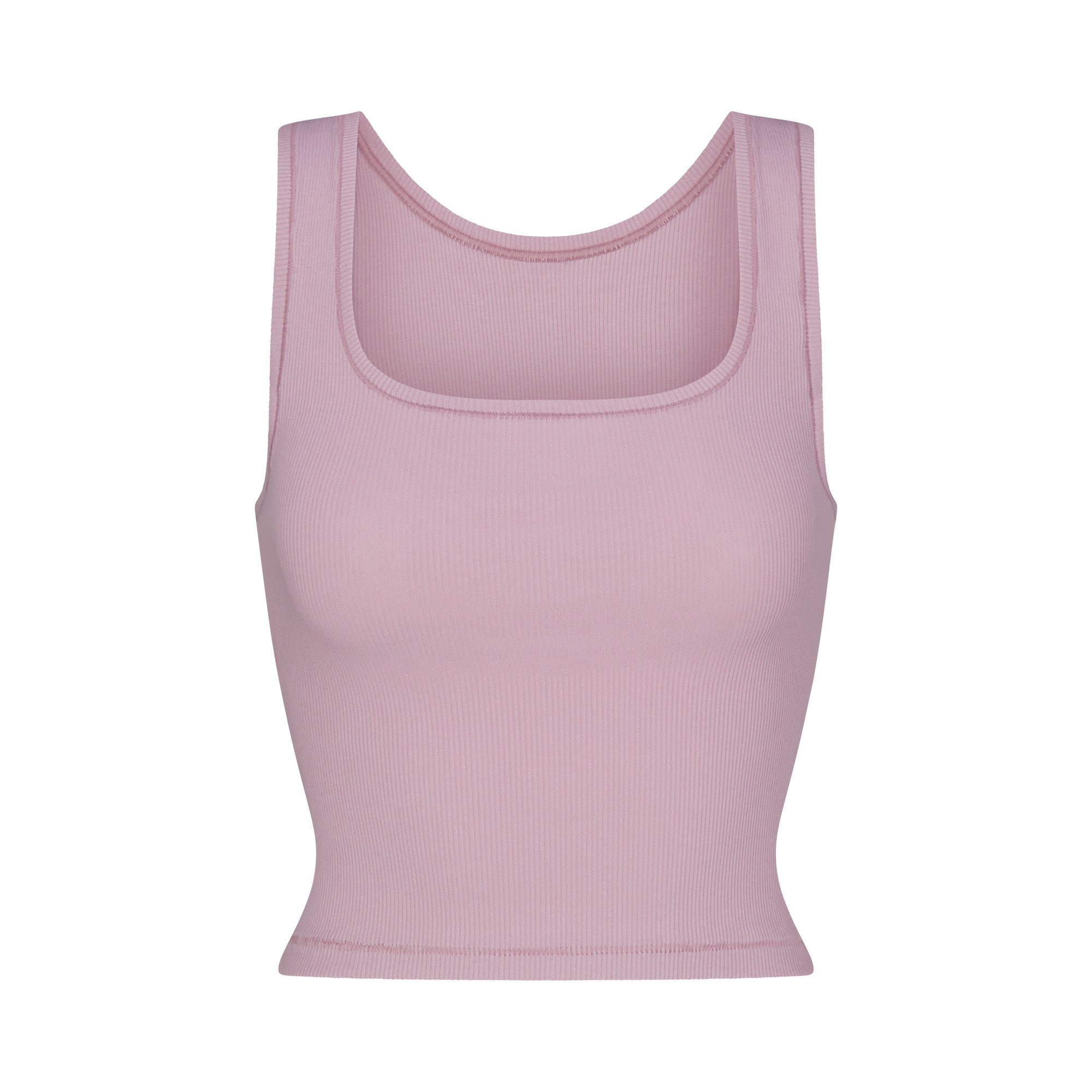 Skims Cotton Rib Tank - Cherry Blossom | Editorialist